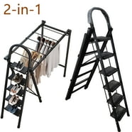 ZENY Heavy Duty 3 Step Folding Utility Ladder with Wide Anti-Slip ...