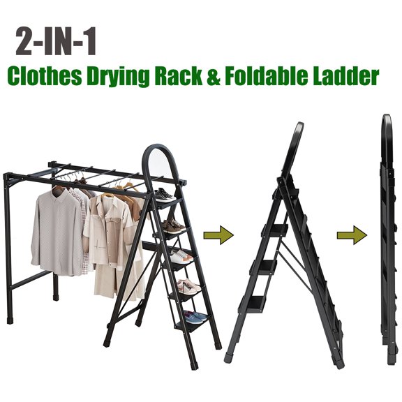 Stanley 6' Fiberglass Ladder - Walmart.com