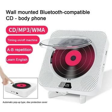 Free Shipping! Wireless Bluetooth CD Player with Built-in Speaker and ...