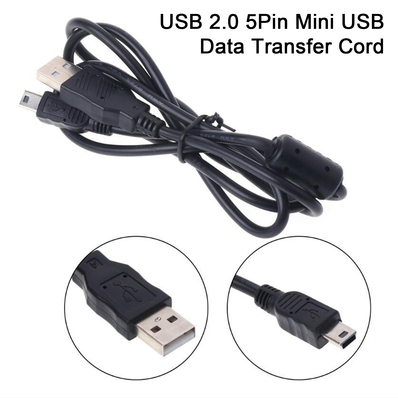 SUSUchens 150cm Camera USB Cable Bendable High Sensitivity USB 2.0 5Pin ...