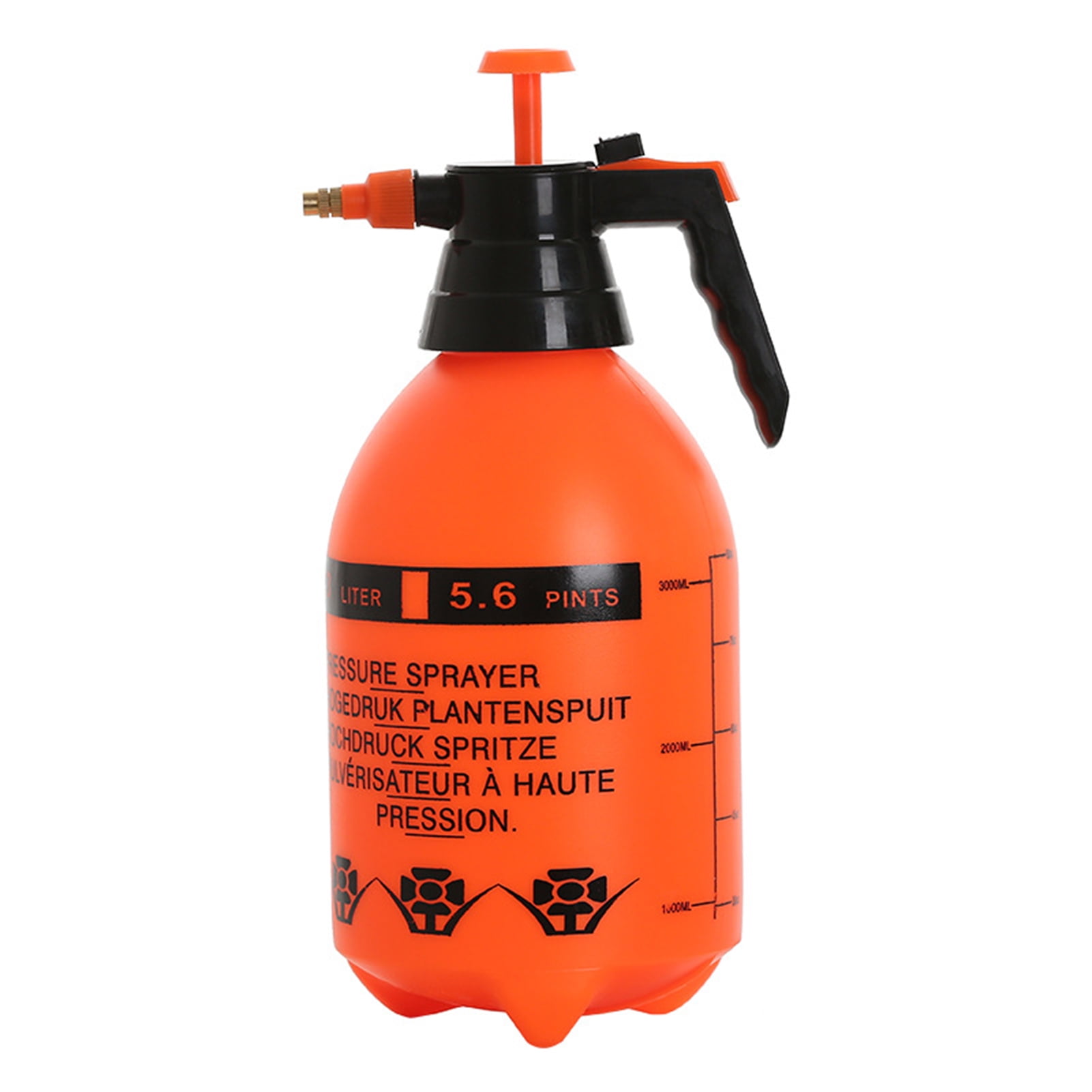 SUSUchens 3L Spray Bottle Adjustable Nozzle Comfortable Grip Hand ...