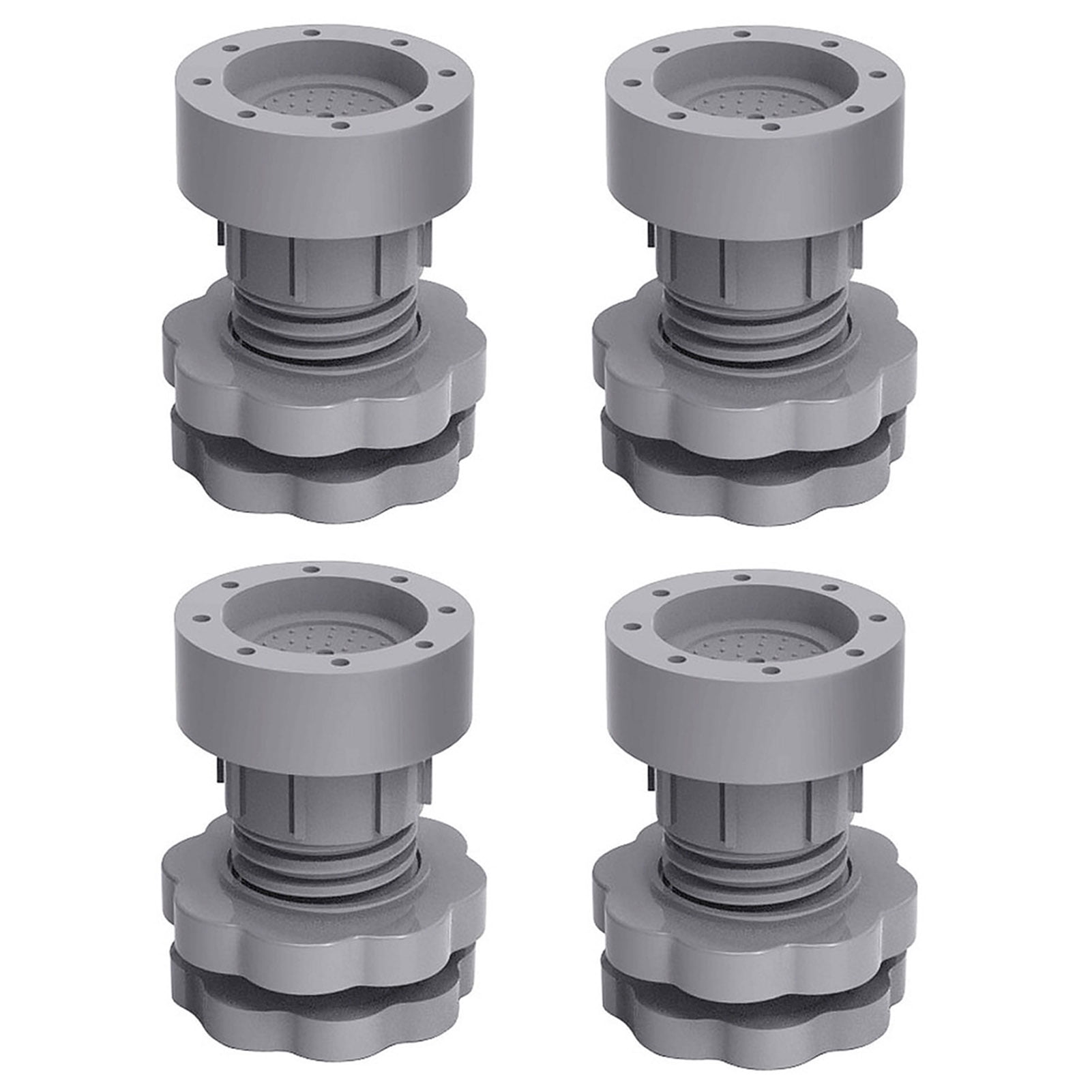 SUSUchens 4 Pcs Washing Machine Anti Vibration Foot Pads Adjustable ...