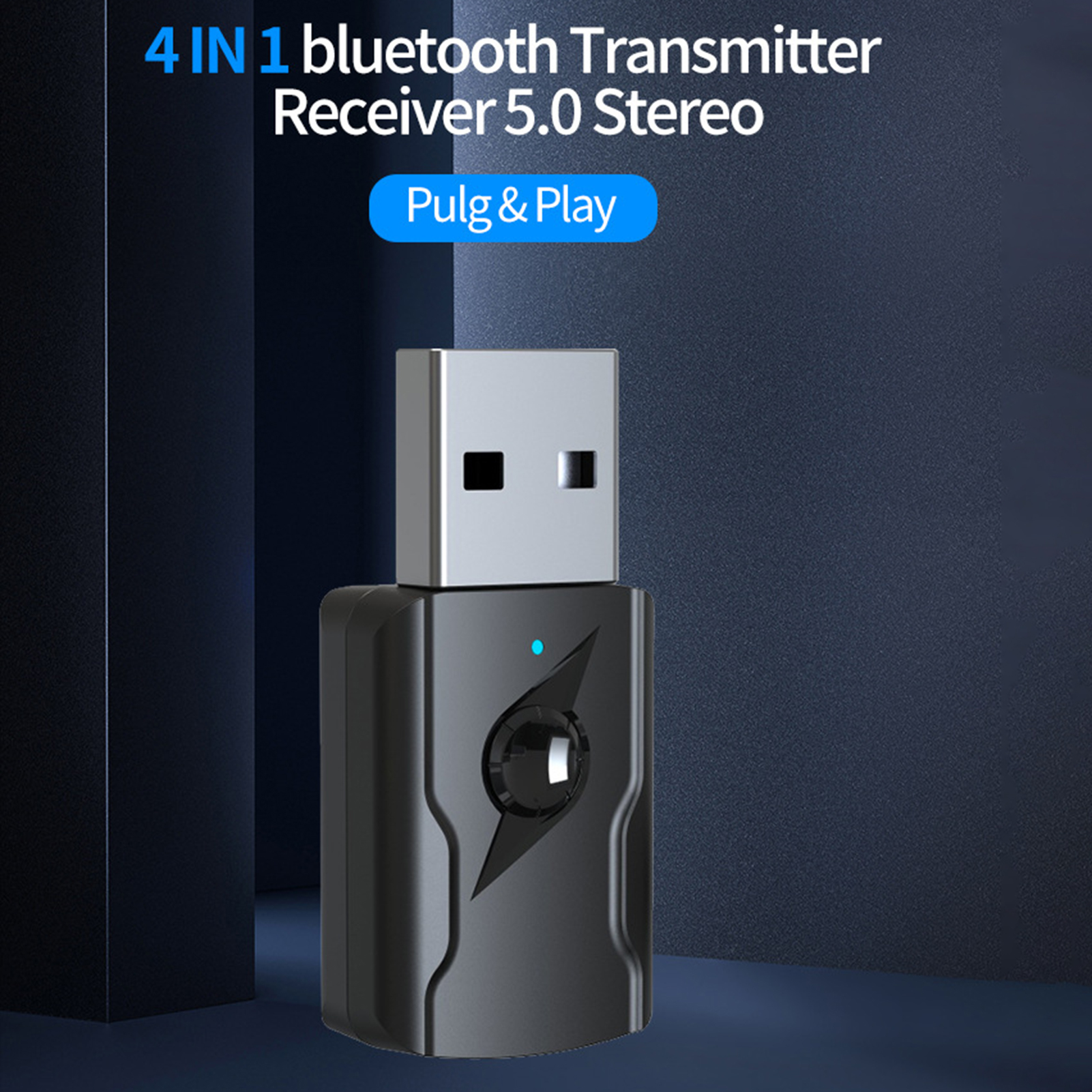 SUSUchens 4 in 1 USB Bluetooth-compatible Transmitter Receiver Dual ...