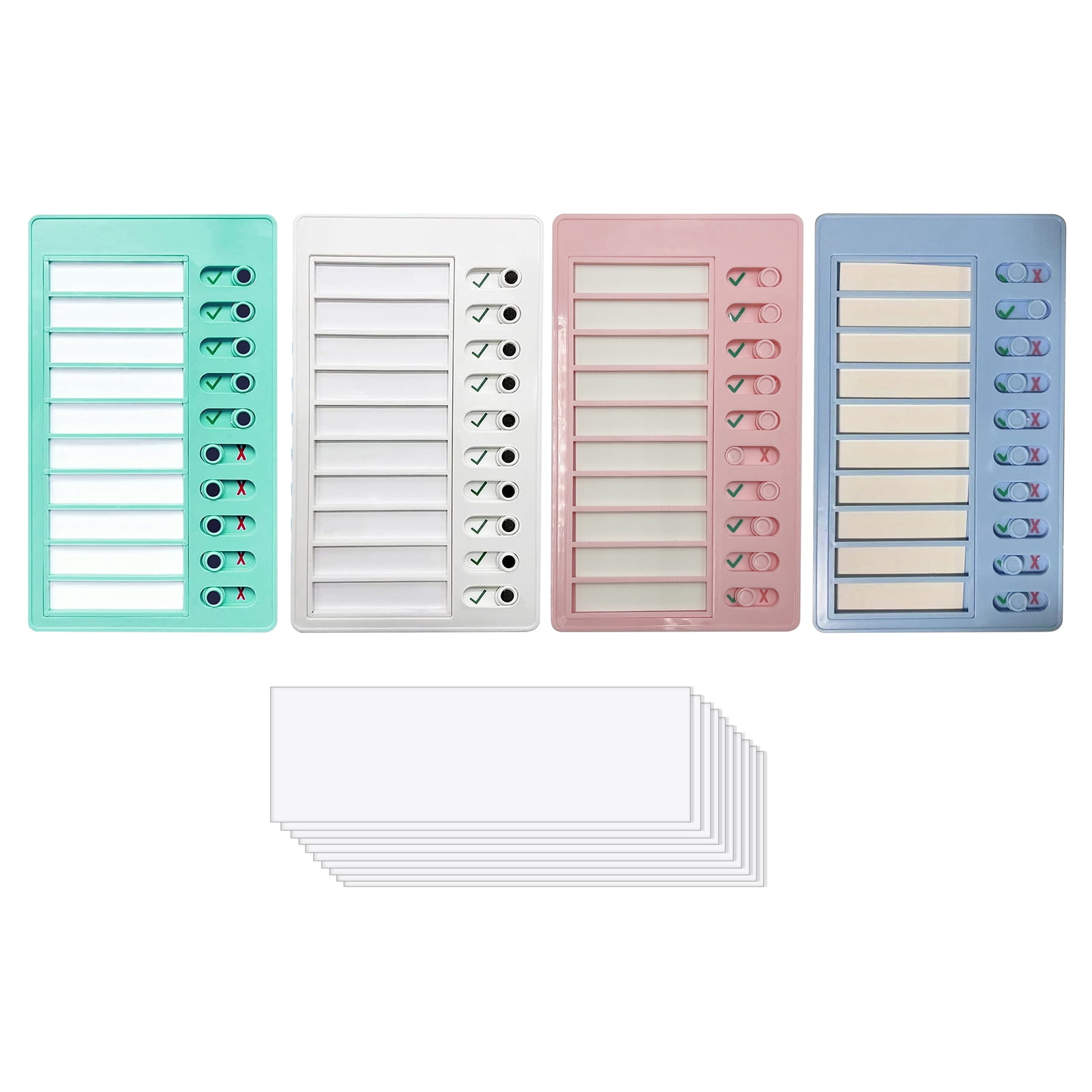 SUSUchens 4Pcs Note Message Checklist Kids Chore Chart To Do List Board ...