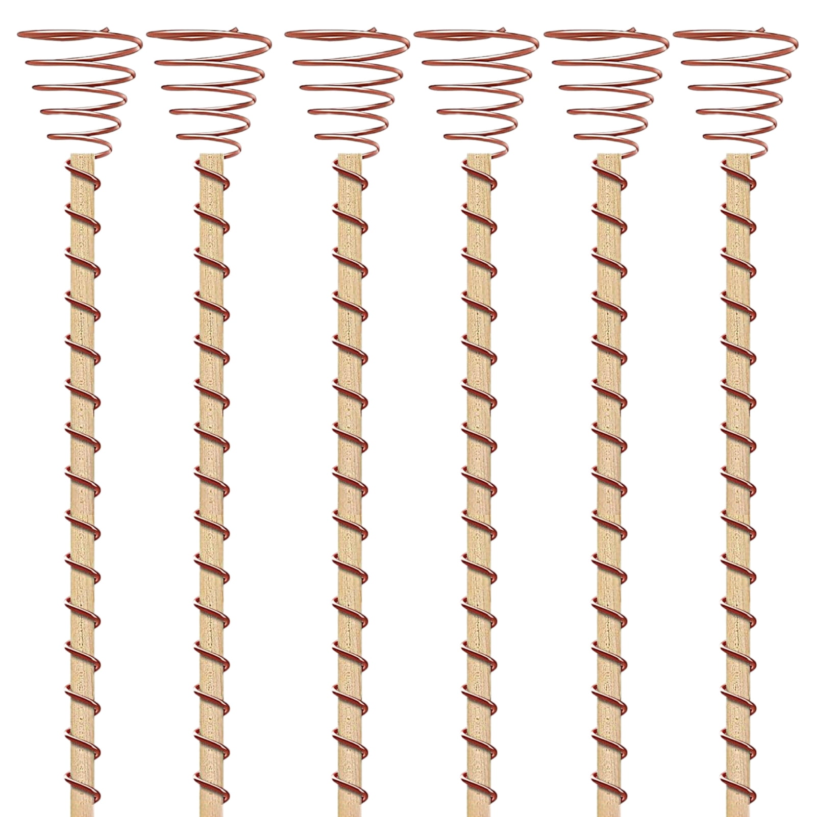 SUSUchens 6Pcs 12 Inch Electric Grow Antennas Copper Stake Copper Wire ...