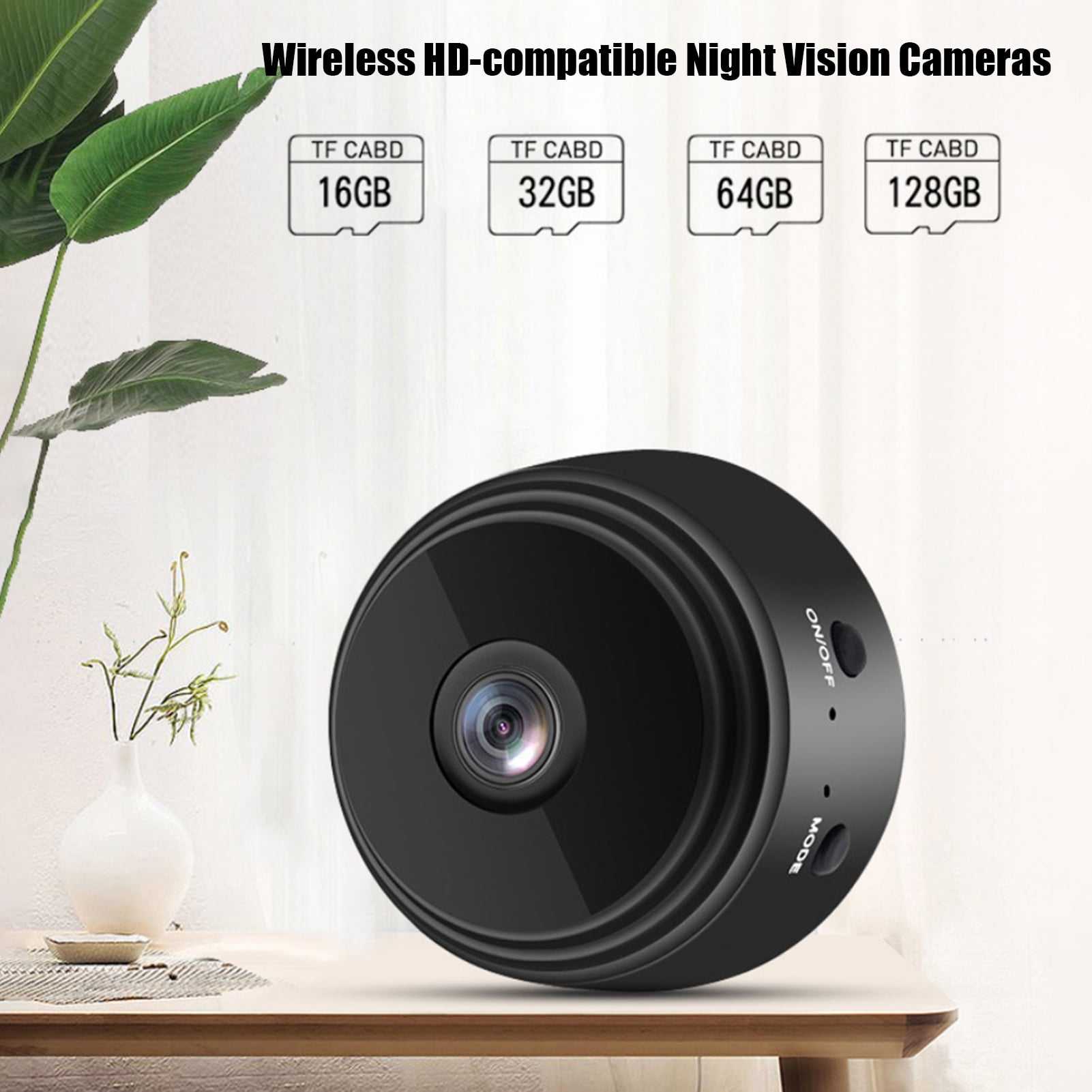SUSUchens A9 IP Camera HD-compatible Home Surveillance Night Vision ...