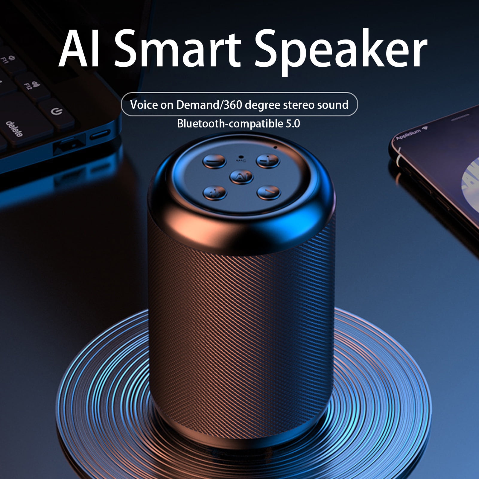 SUSUchens A9 Wireless Speaker High Fidelity Noise Reduction AI Voice ...