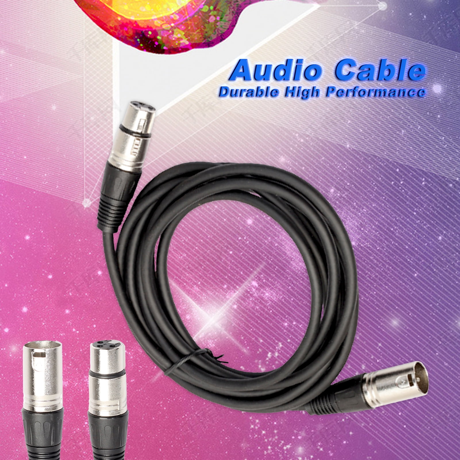 SUSUchens Audio Cable Durable High Performance Three Colors Optional ...