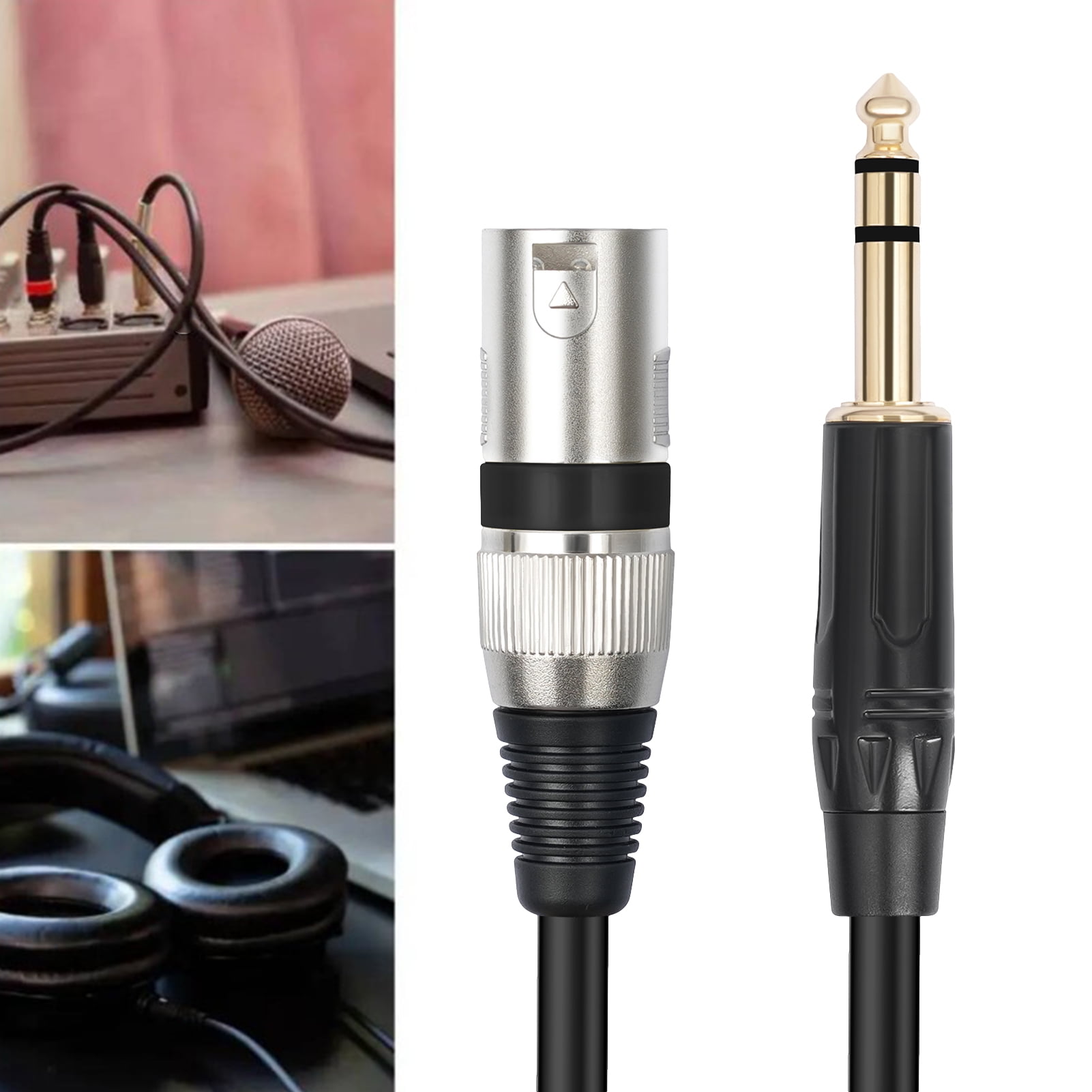 SUSUchens Audio Cable with Gold Plated Connector Portable Size ...