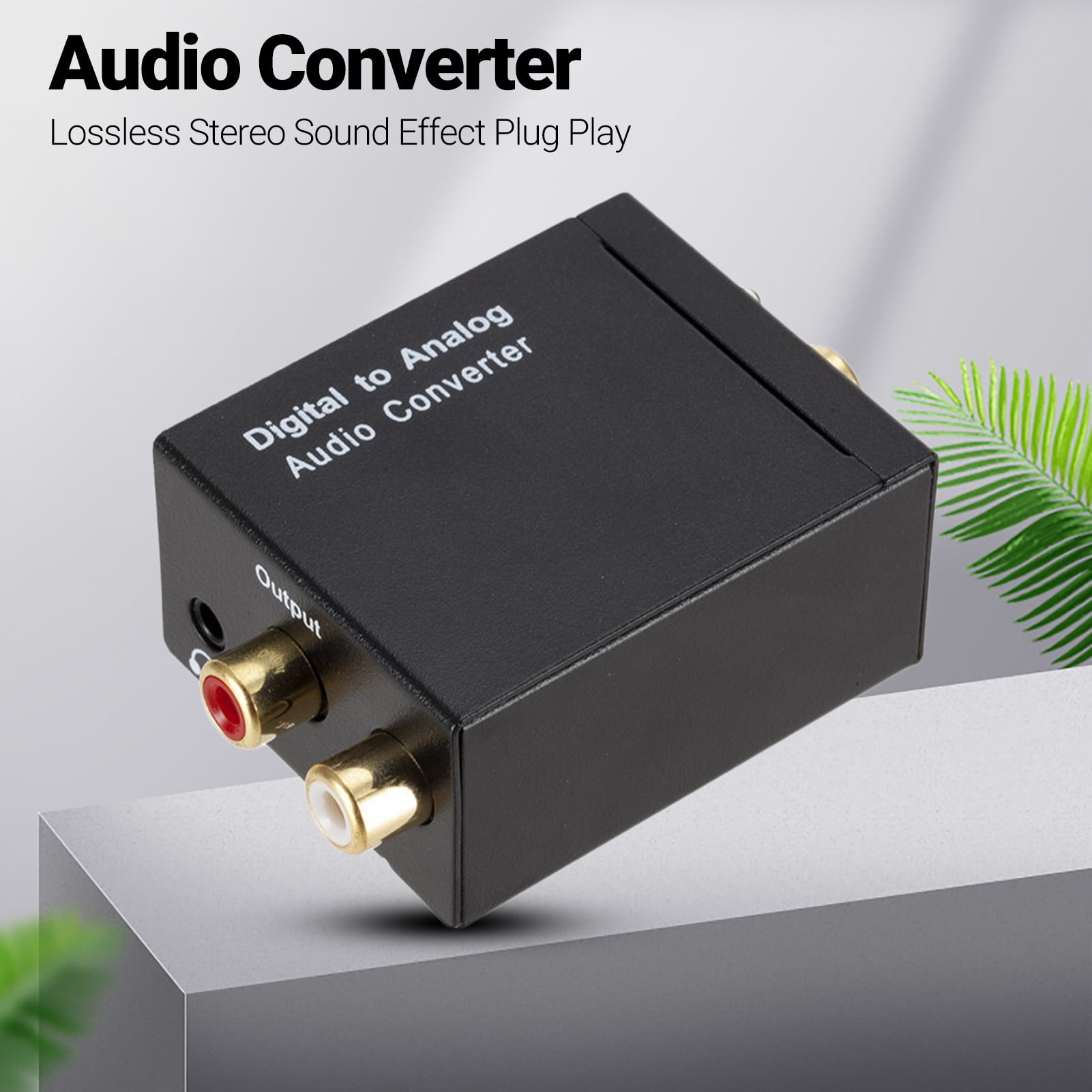 SUSUchens Audio Converter Lossless Stereo Sound Effect Plug Play 3.5mm ...