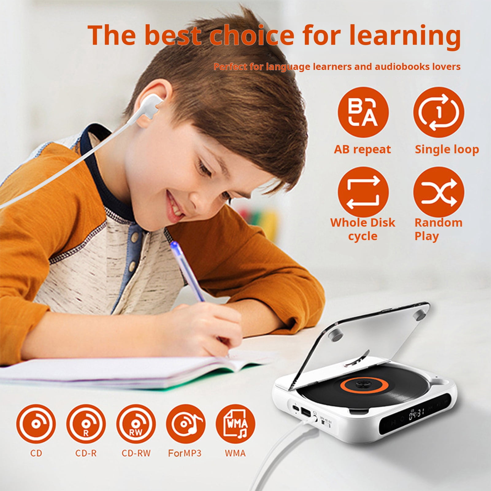 SUSUchens Bluetooth Compatible Music Digital Display Stable Connection ...