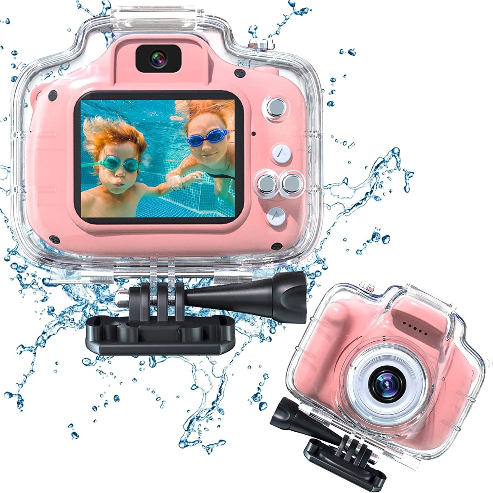 SUSUchens Children Swimming Camera Waterproof Pixels Stretchable Photo ...
