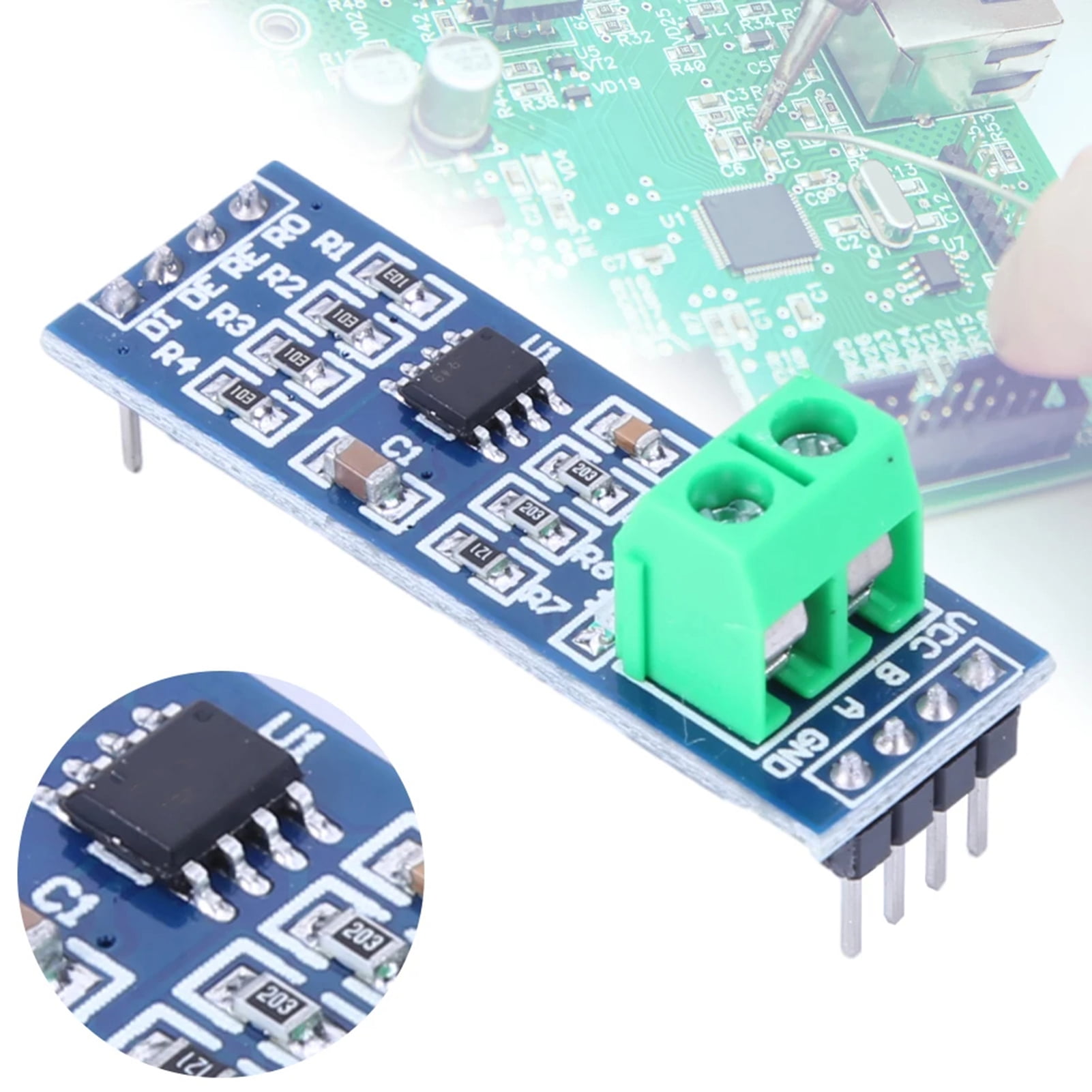 SUSUchens Converter Module Fast Data Transmission MAX485 Module RS-485 ...