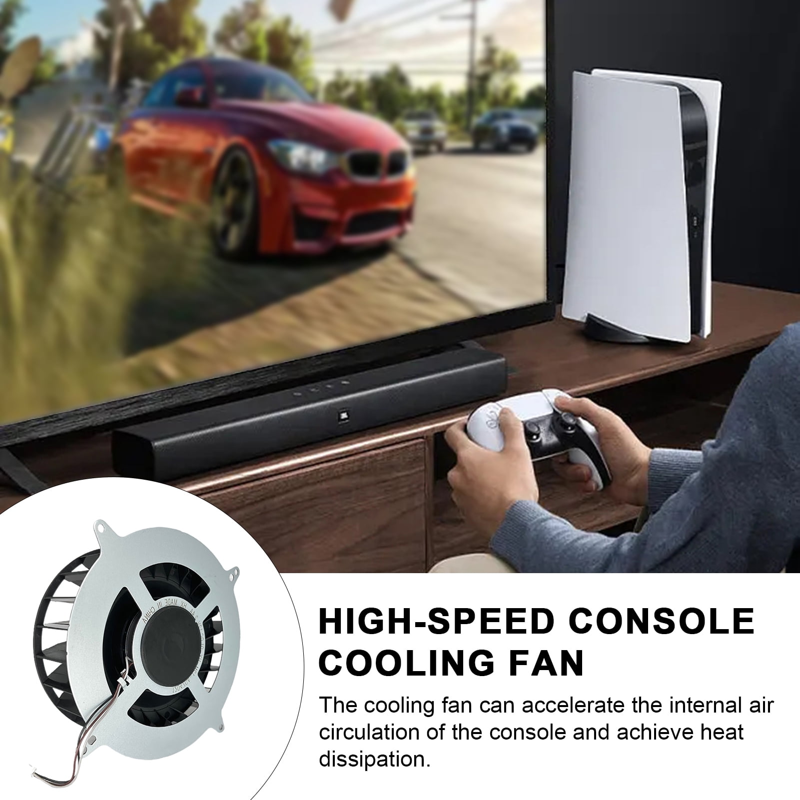 SUSUchens Cooling Fan Quiet Operation Gaming Console Temperature ...