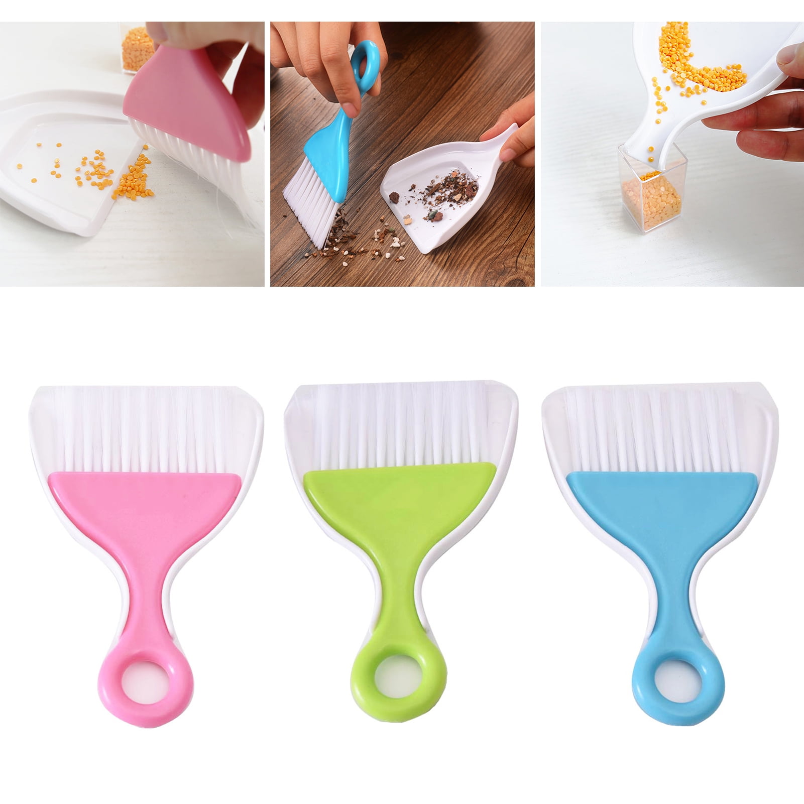 SUSUchens Desktop Brush Compact Hangable Design Small Volume Space ...