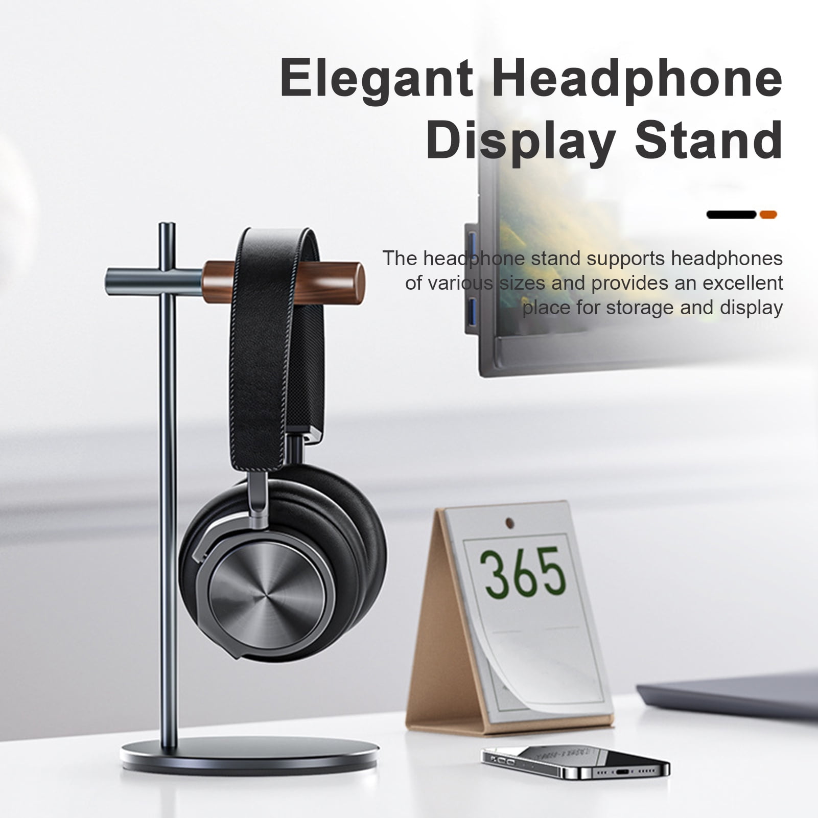 SUSUchens Desktop Headphone Stand High Stability Non-Slip Design Wide ...