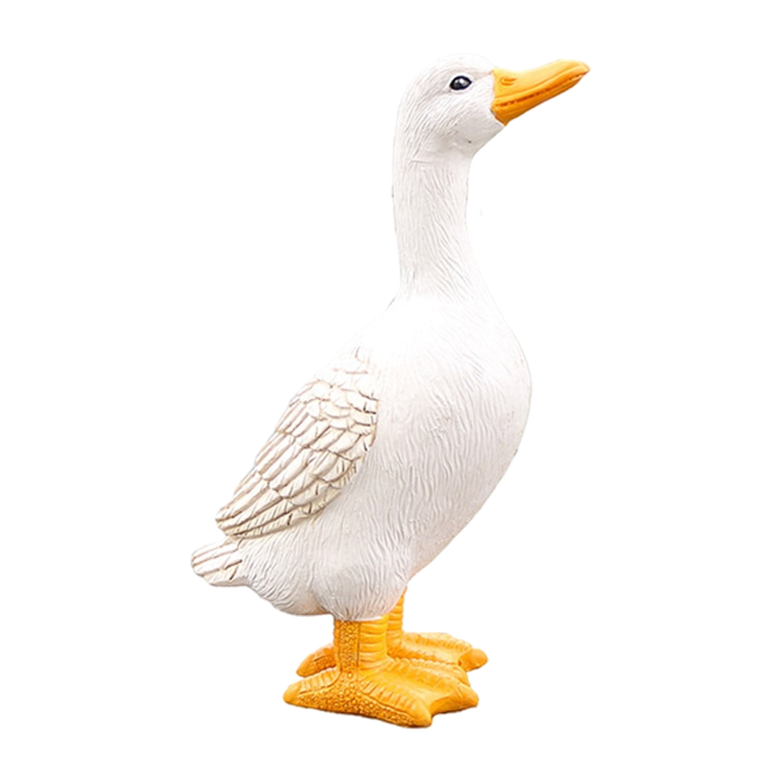 SUSUchens Duck Statue High Simulation All Match Resin Art Craft ...