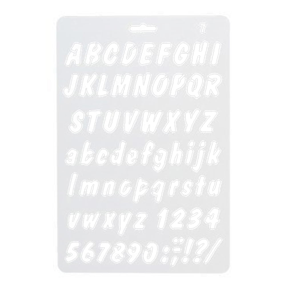 SUSUchens English Alphabet Number DIY Scrapbook Drawing Template ...
