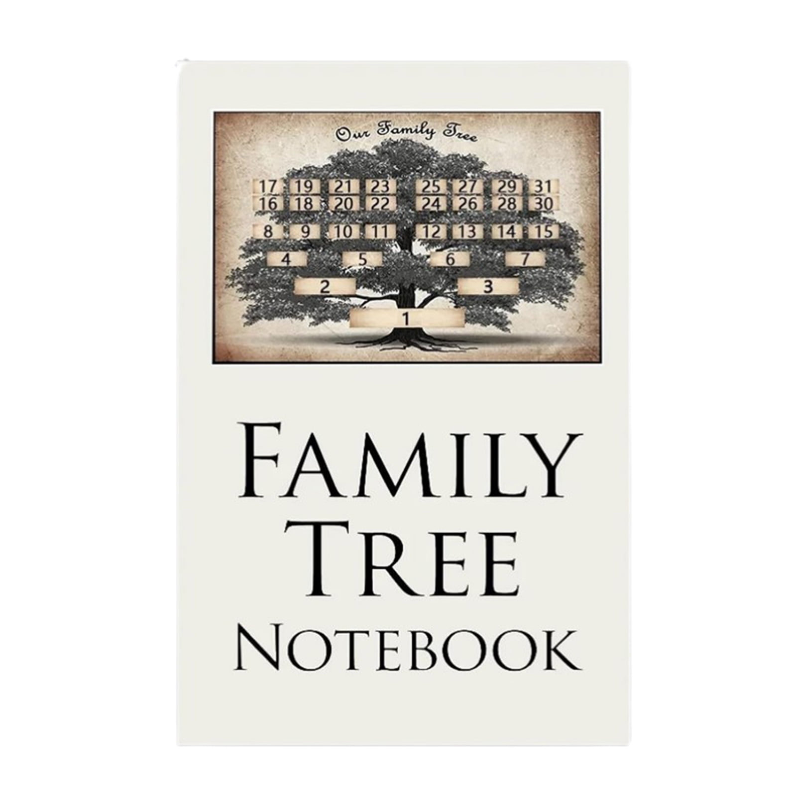 SUSUchens Family Tree Notebook Memories of Ancestors Thick Paper ...