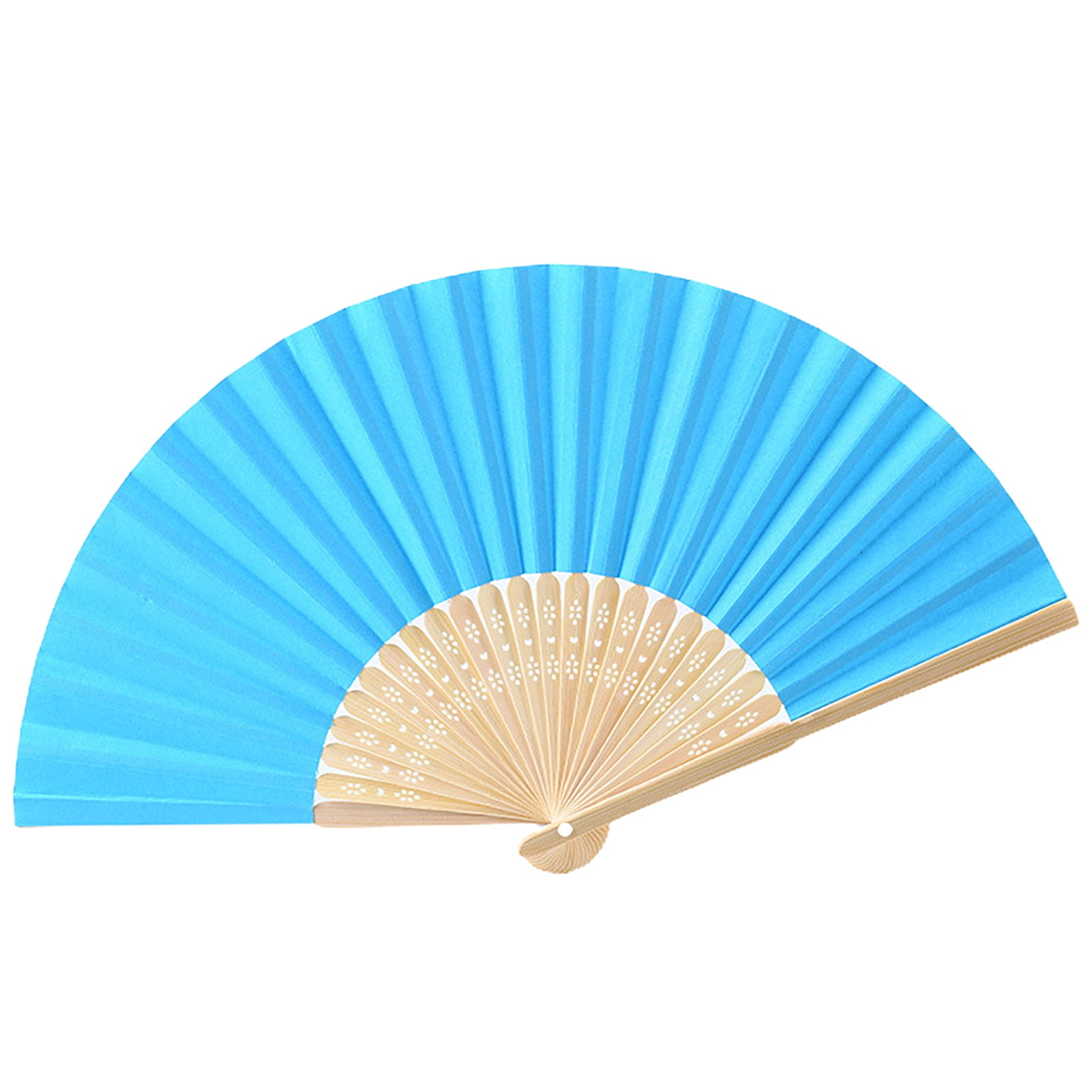 SUSUchens Folding Fan Easy to Paint Bamboo Fan Handle Smooth Opening ...