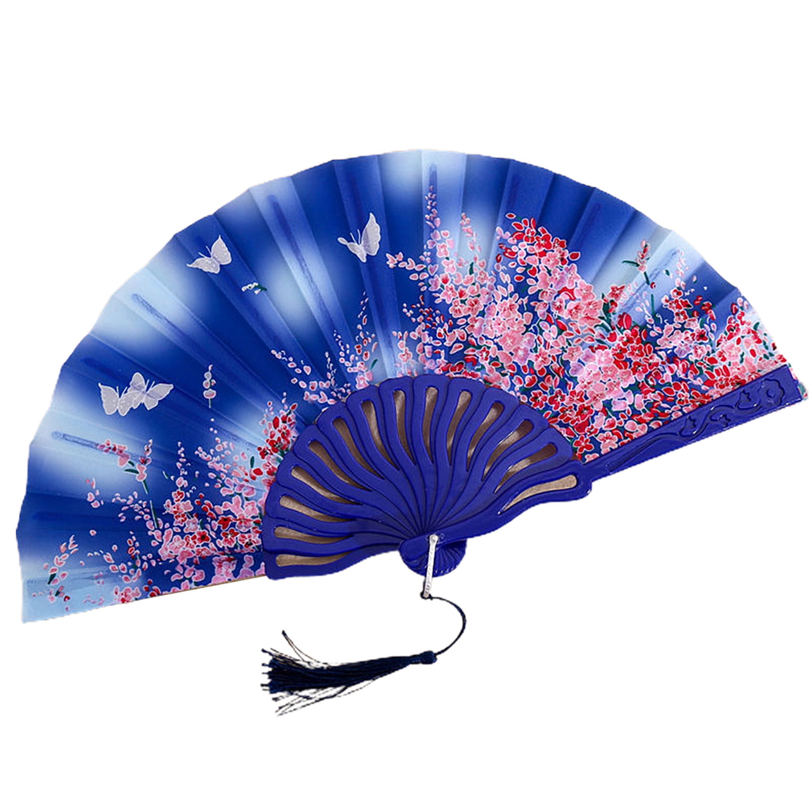 SUSUchens Folding Fan Glossy Texture Beautiful Various Styles Smooth ...