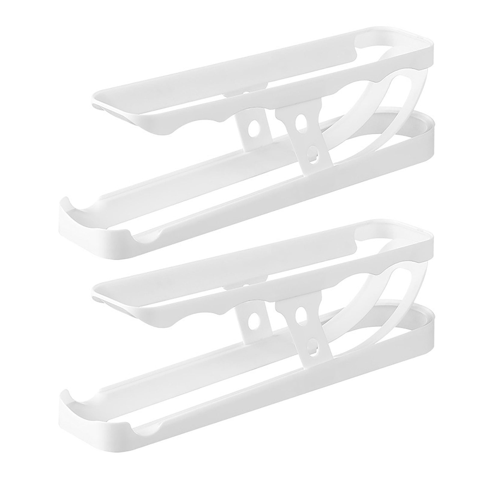 SUSUchens Fridge Slide Egg Carton Two Tiers Automatic Rolling Large ...