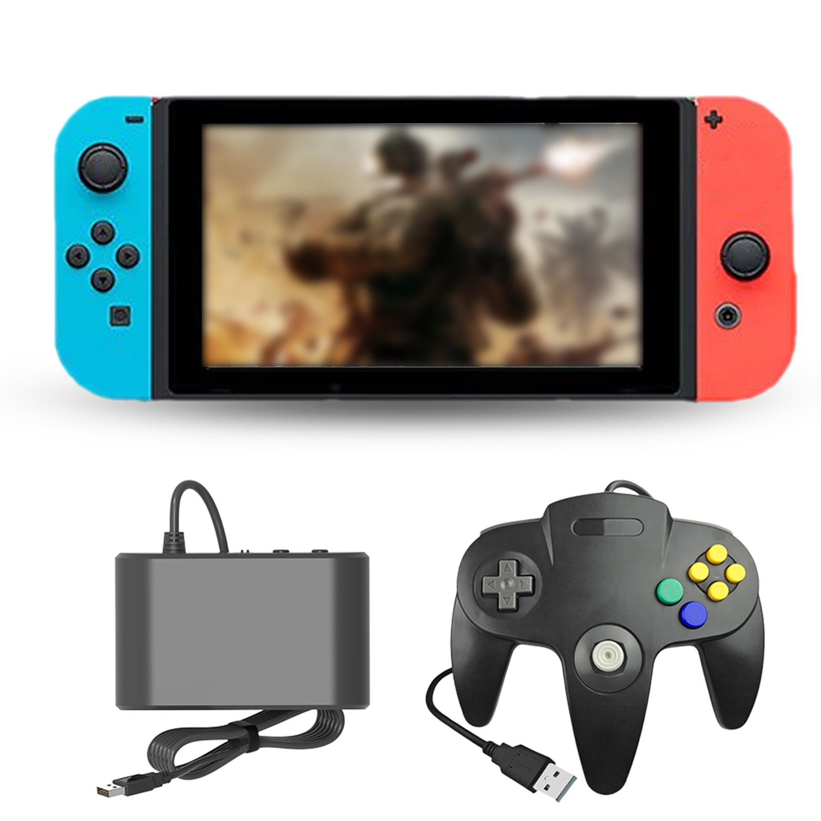 SUSUchens Game Controller Adapter with 2 Ports Zero Latency No Lag Plug ...