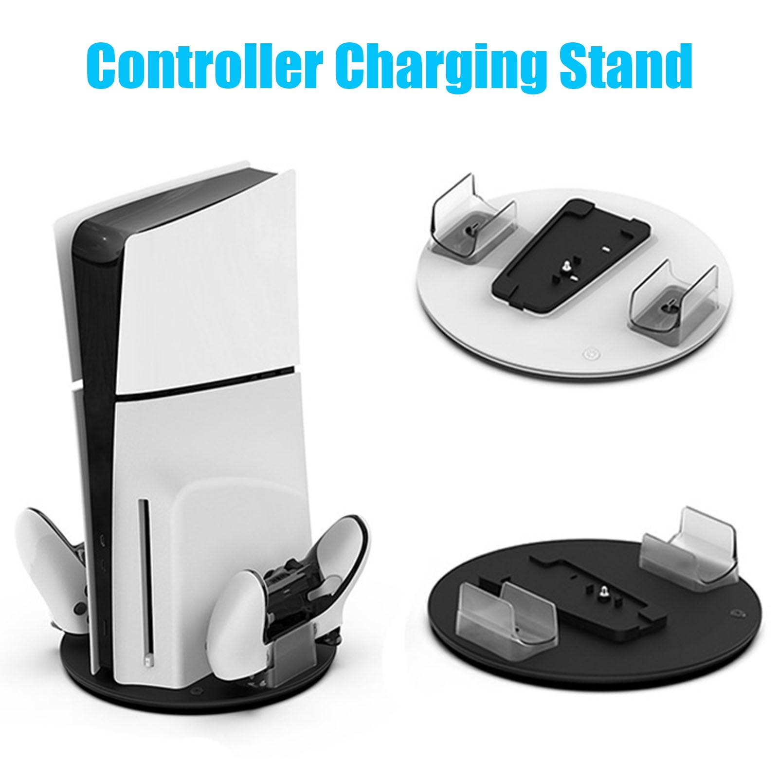 SUSUchens Game Controller Charging Base with Ambient Lighting Magnetic ...