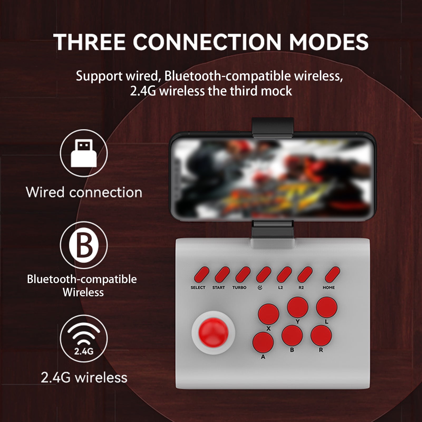 Susuchens Game Controller Plug And Play Sensitive Mobile Phone Joystick Tablet Fighting Rocker