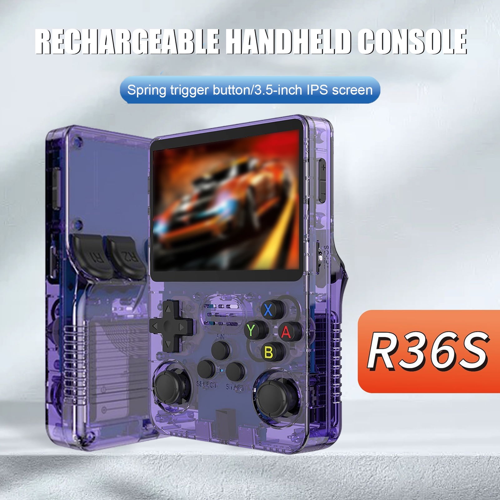 SUSUchens Hand-held Gaming Device Game Console with 3.5-Inch IPS Screen 20000 Classic Games ...