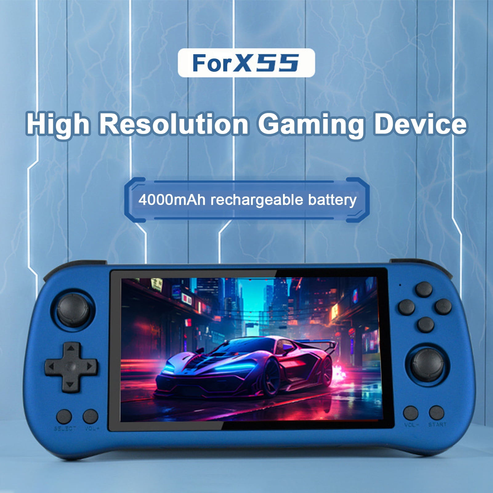 SUSUchens Handheld Game Console 5.5-inch IPS Screen Bluetooth ...