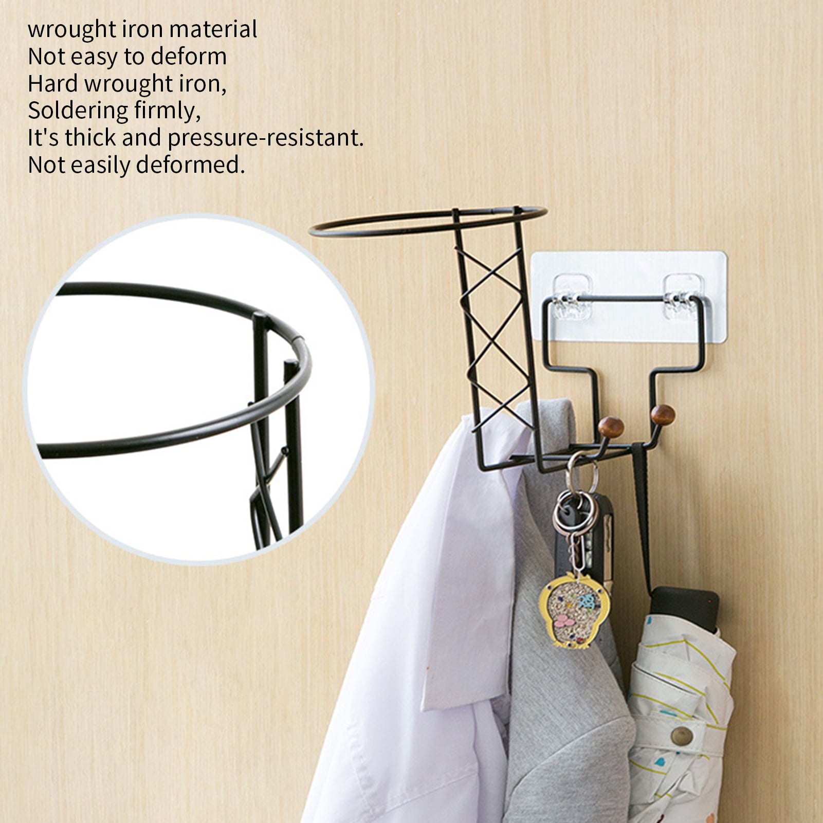 SUSUchens Helmet Holder Storage Rack Wall Mount Strong Load-bearing ...