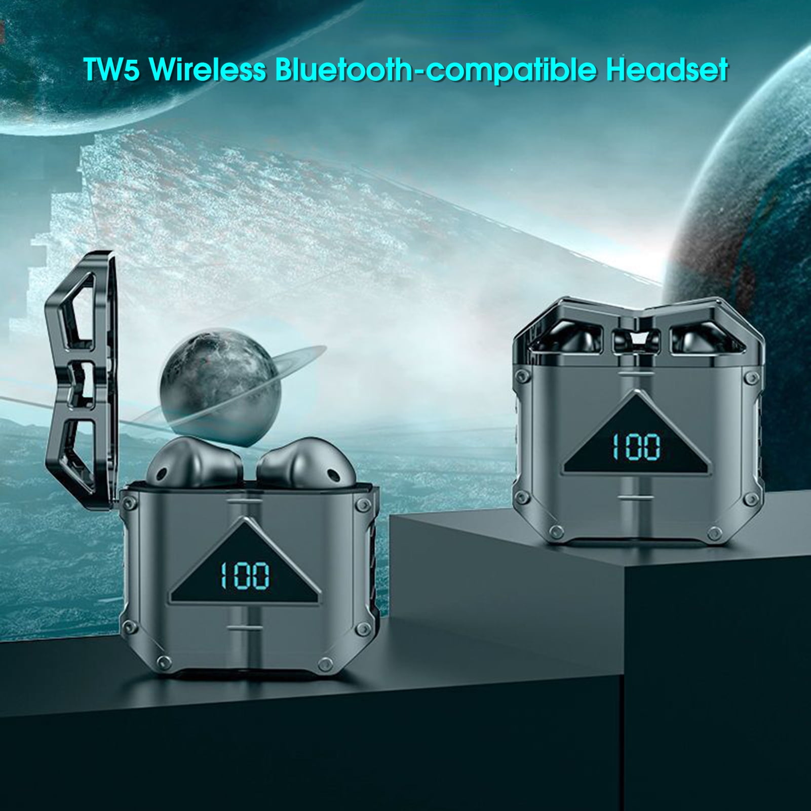 SUSUchens JX30 Wireless Earphone HiFi ENC Noise Cancelling LED Power ...