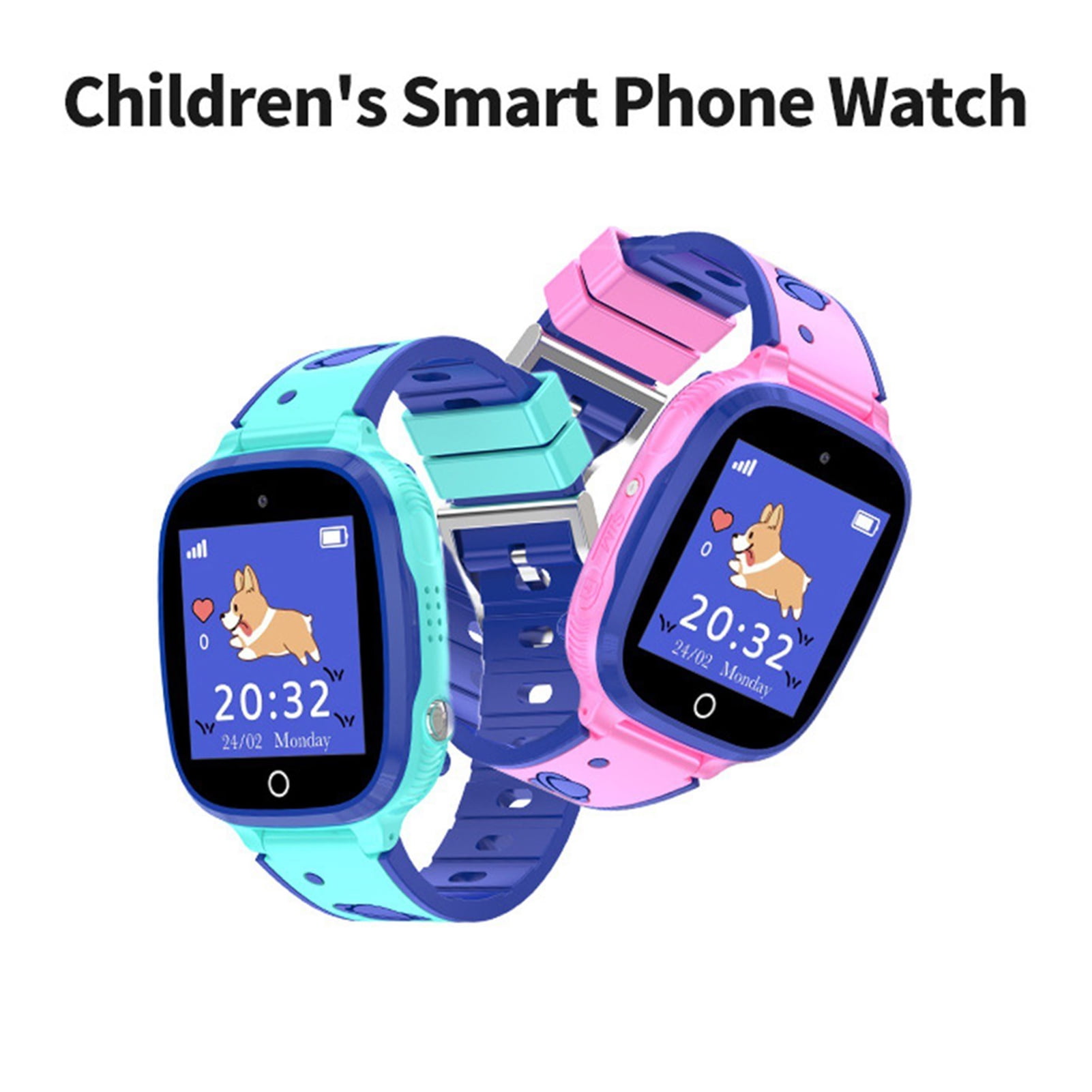 SUSUchens Kids Smart Watch with Camera 2G Network Two-Way Communication ...