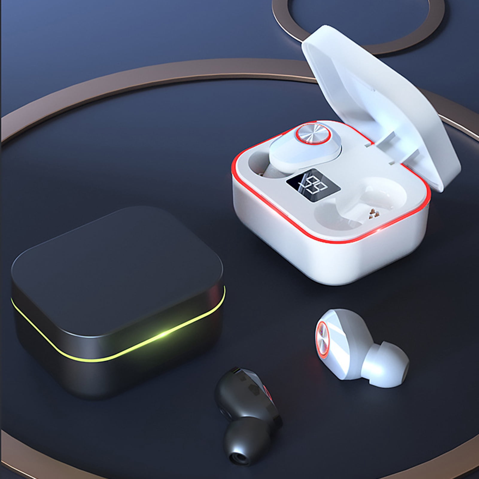 SUSUchens M8 Portable Bluetooth-compatible 5.1 Noise Reduction Wireless ...