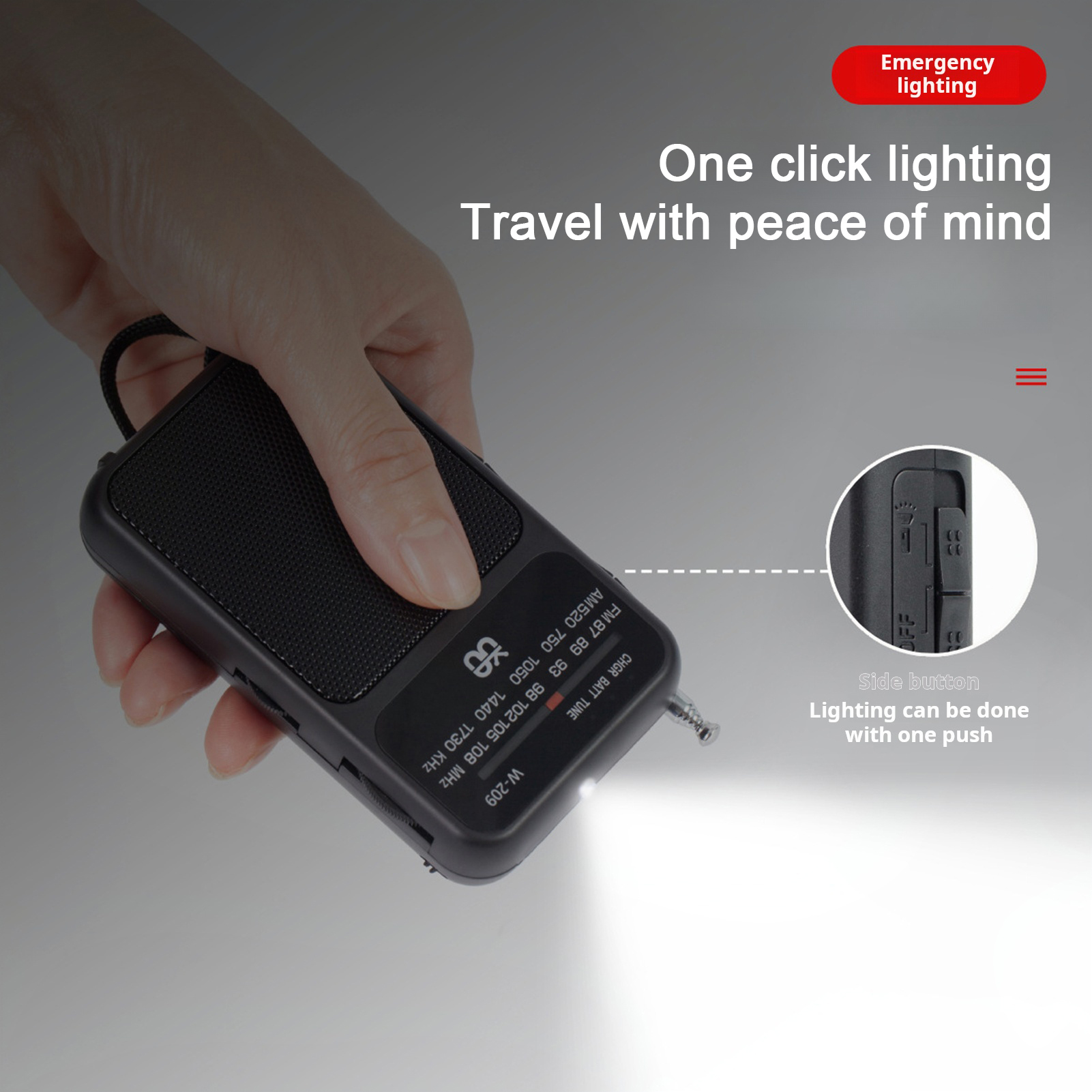 SUSUchens Mini Portable Radio User-friendly Design Easy to Carry ...