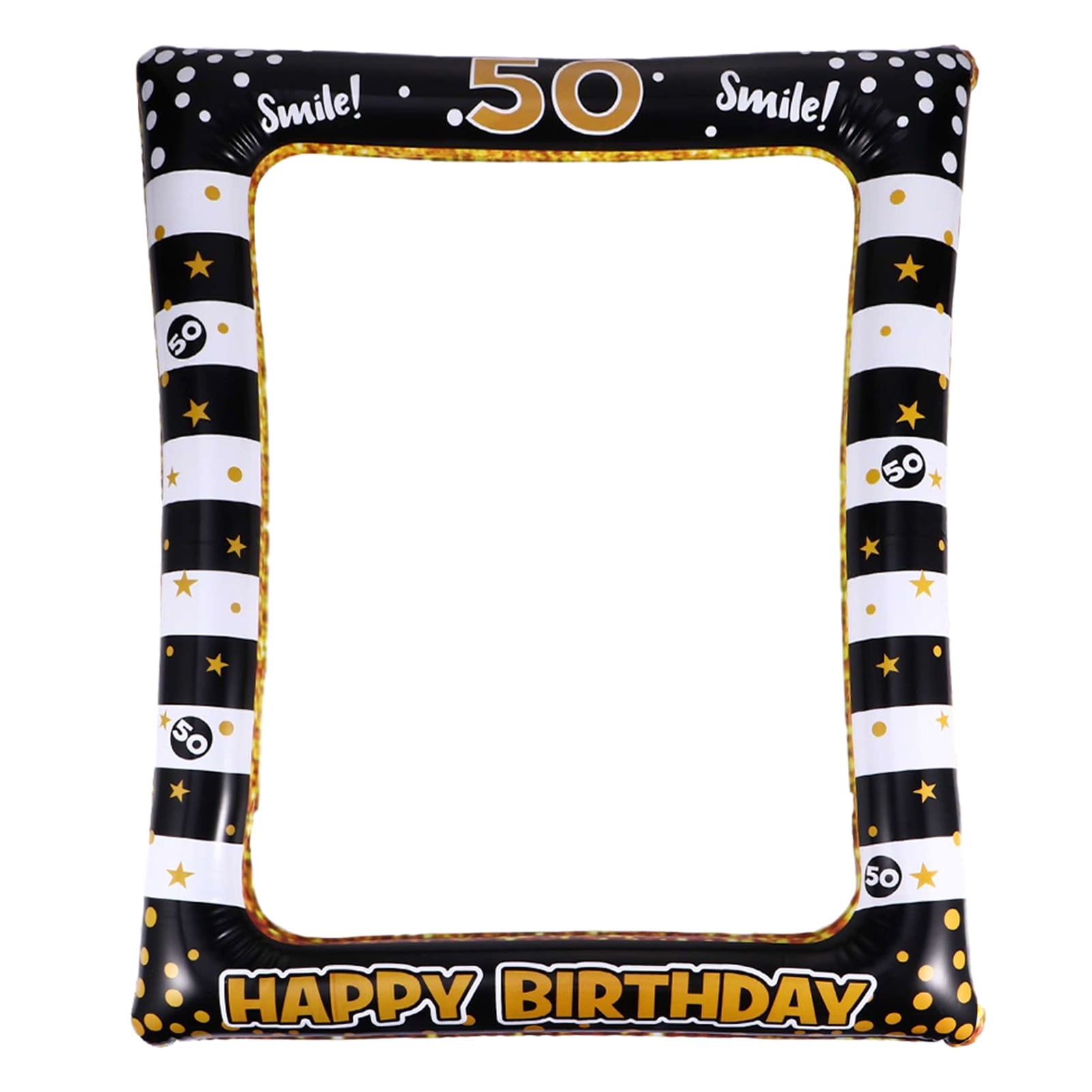 SUSUchens Photo Frame Inflatable Portable Plastic Birthday Photo Booth ...
