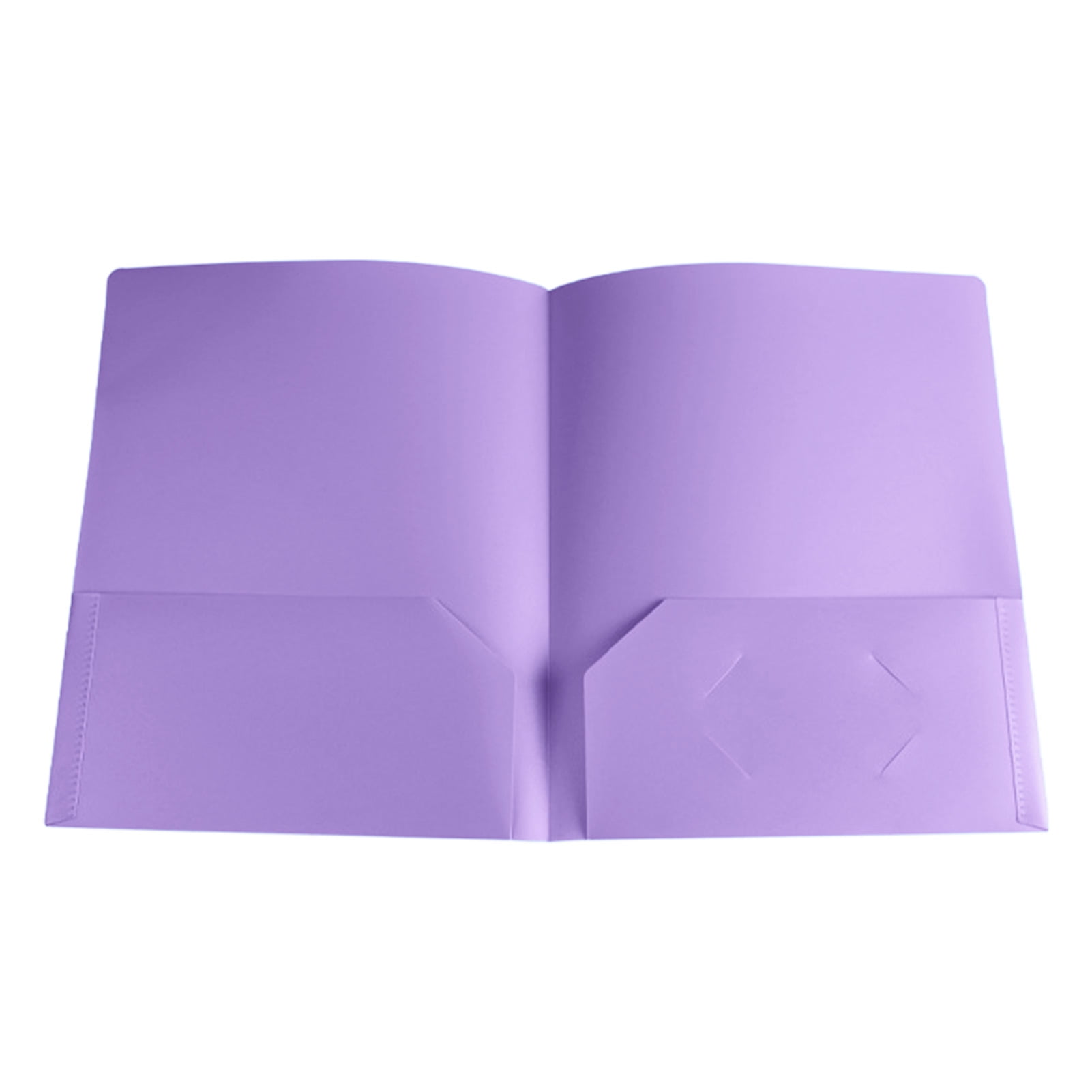 SUSUchens Plastic Folder with 2 Pockets Business Card Slot Heavy Duty ...