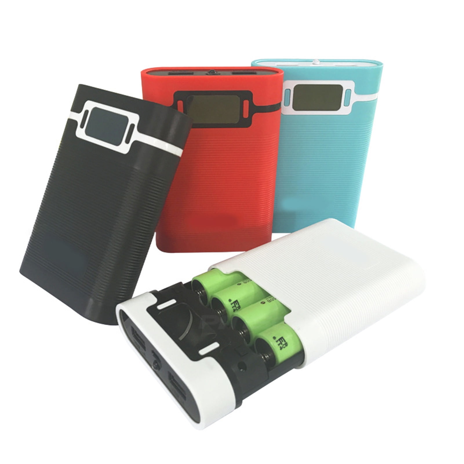 SUSUchens Power Bank Case LCD Display Anti-reverse Connection Plug Play ...