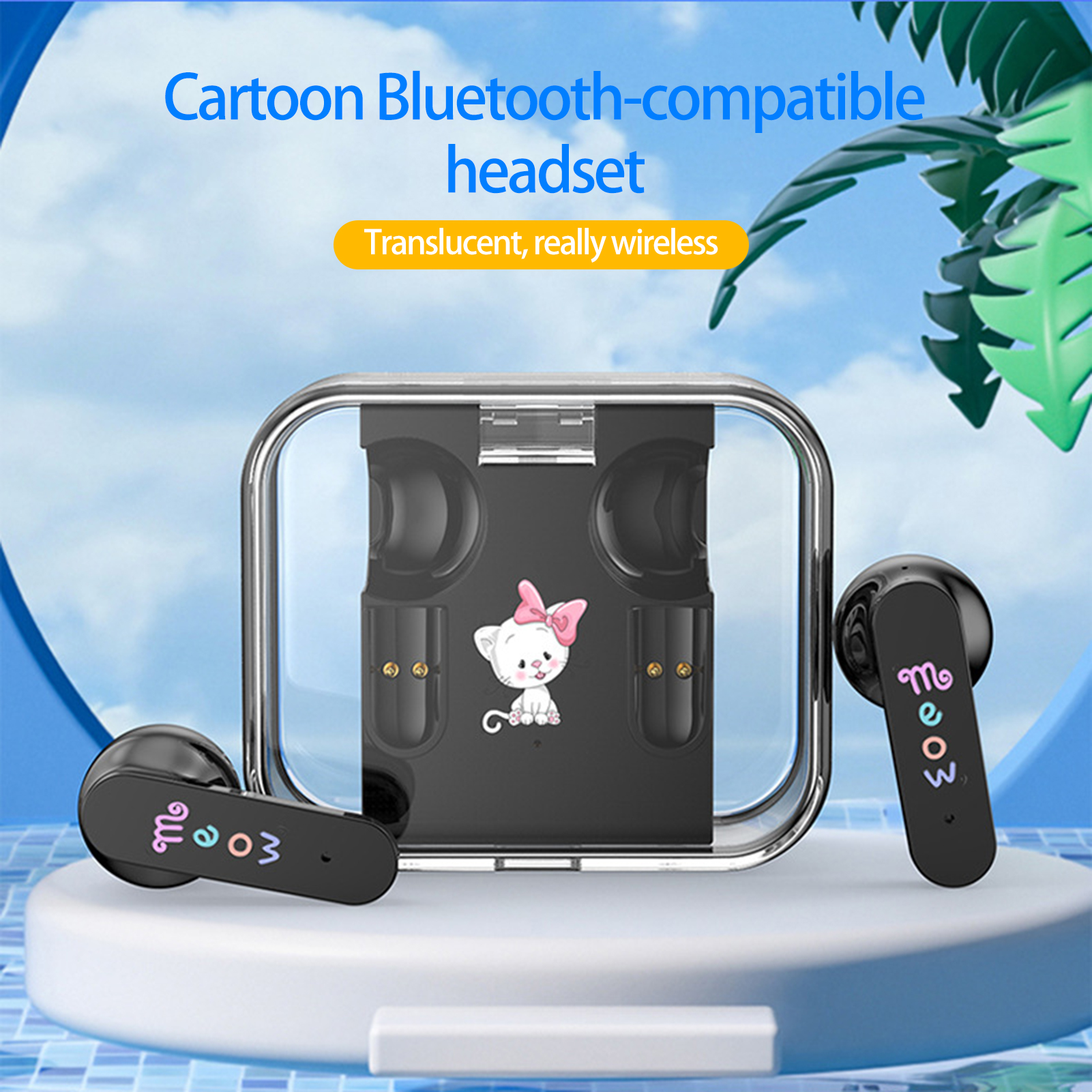 SUSUchens R12 Wireless Earbuds High Fidelity Fingerprint Touch Control ...