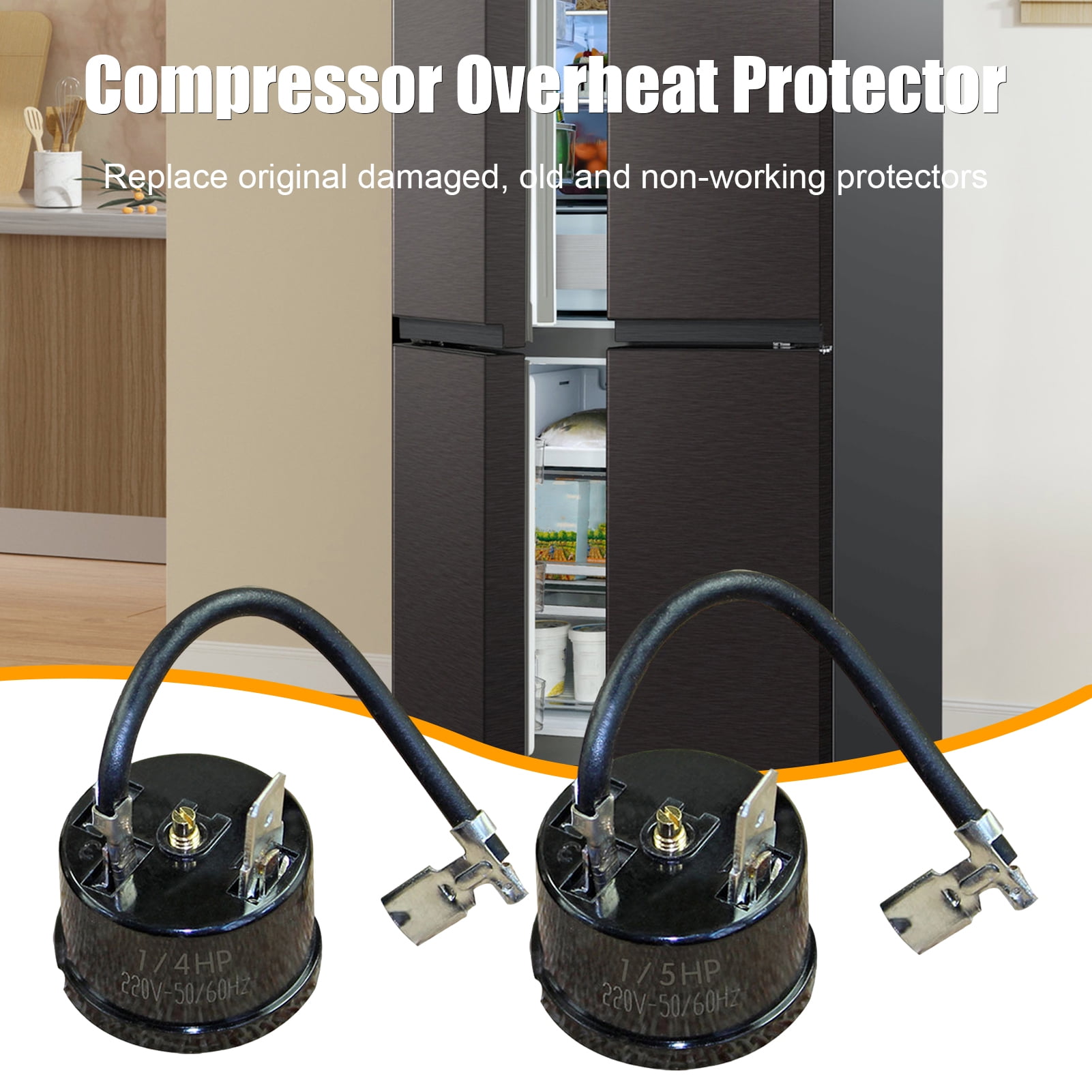 SUSUchens Refrigerator Thermal Overload Protector Compressor ...