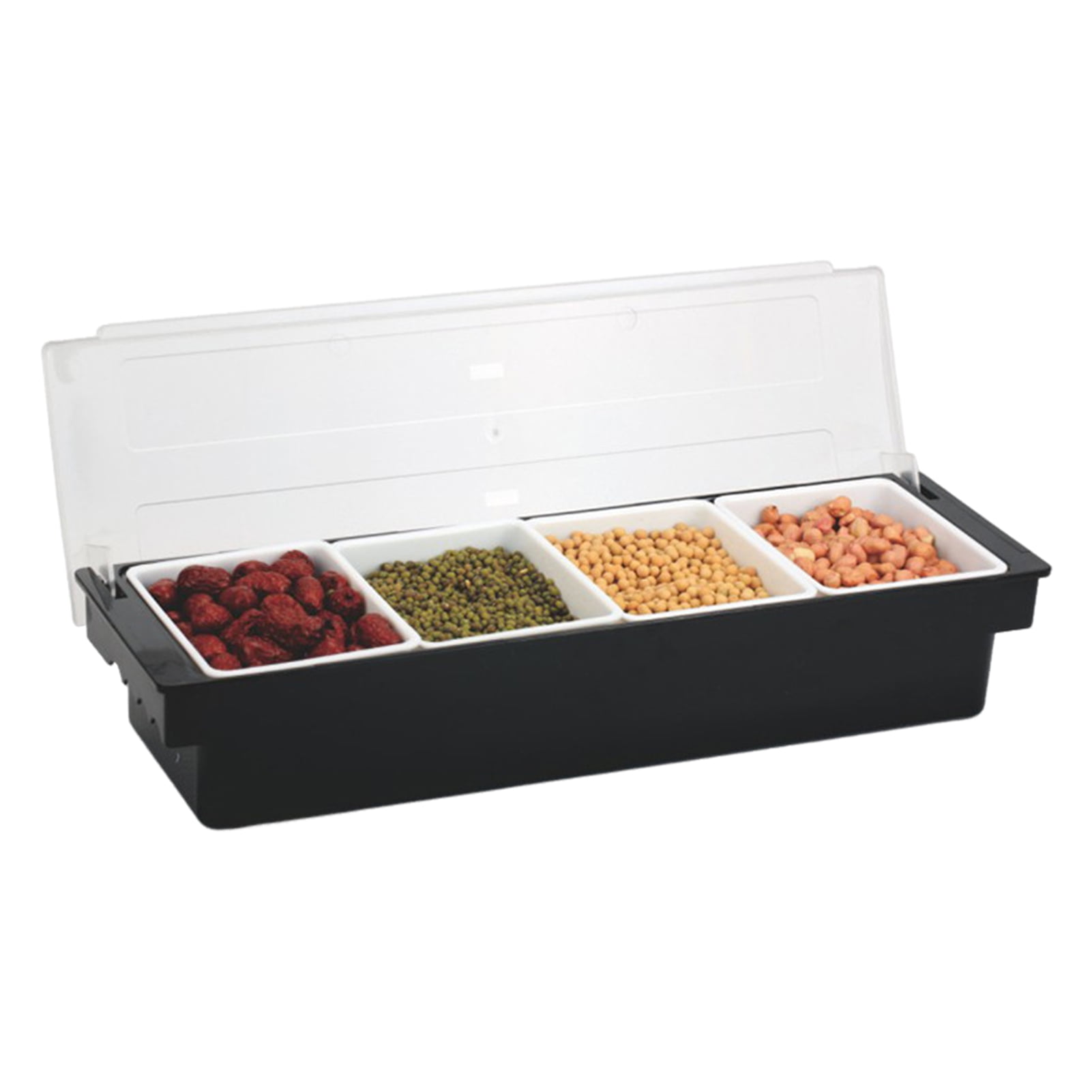 SUSUchens Seasoning Box Fruit Veggie Condiment Caddy with Lid Dispenser ...