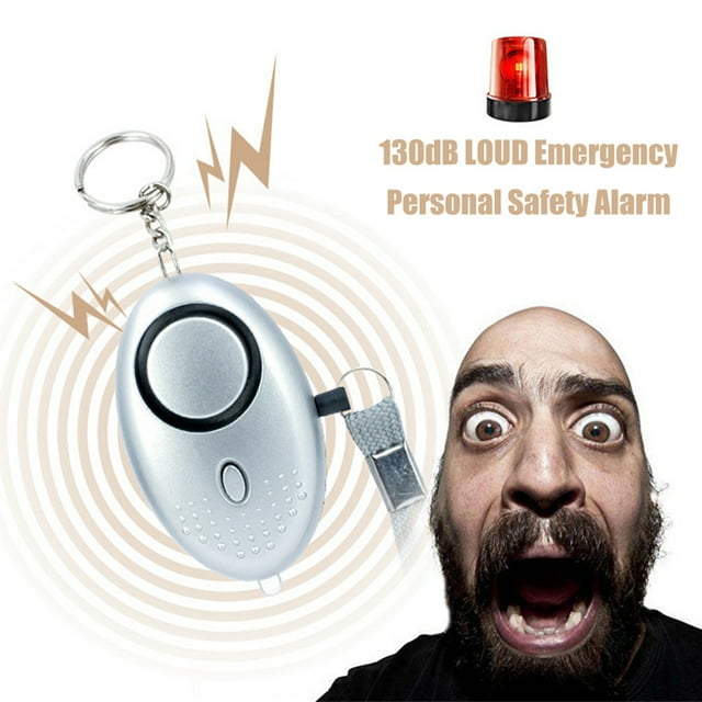 SUSUchens Security Alarm Mini Portable Self Defense 130dB Loud Sound SOS Emergency Alarm for ...