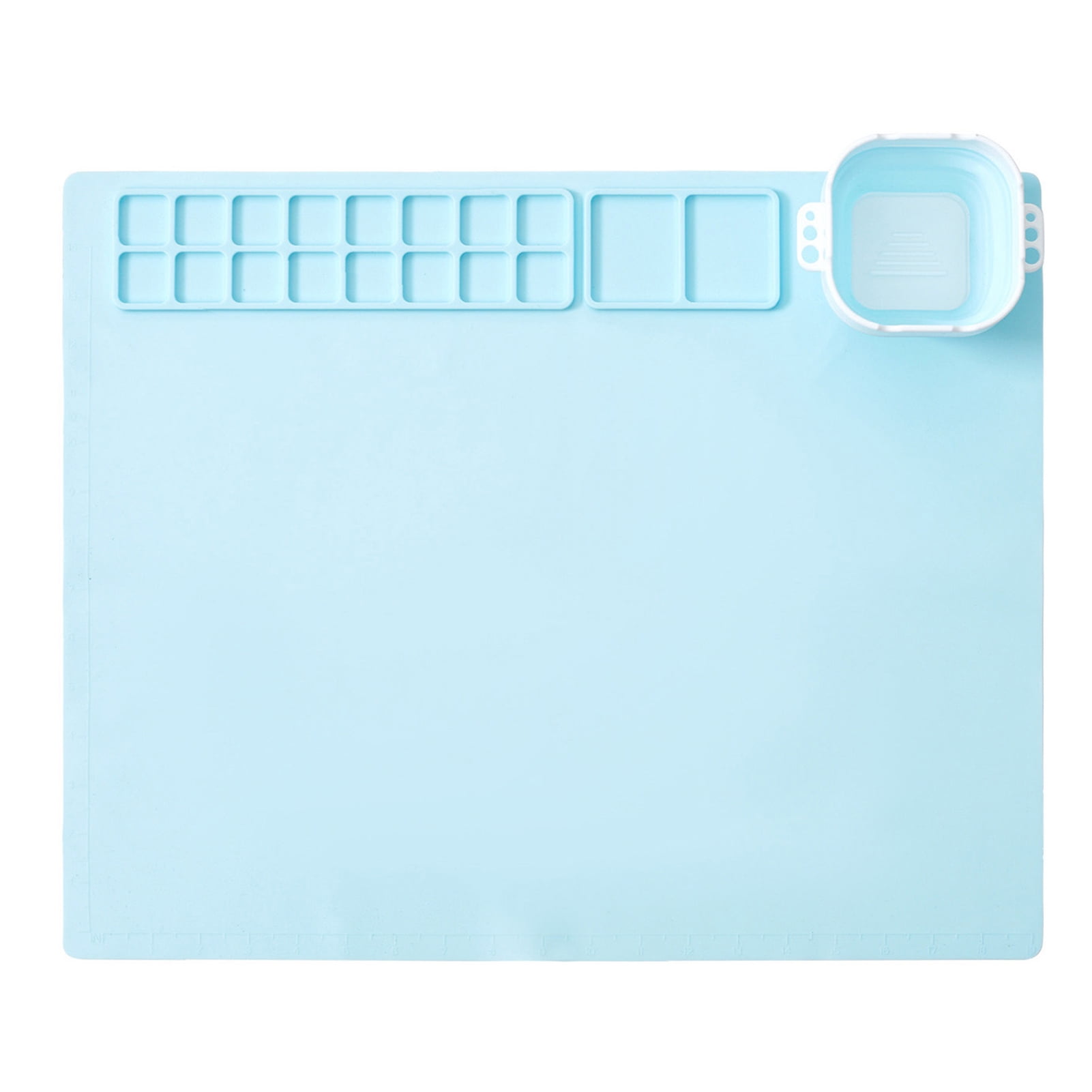 SUSUchens Silicone Craft Mat with Collapsible Cup Non-Stick Surface ...