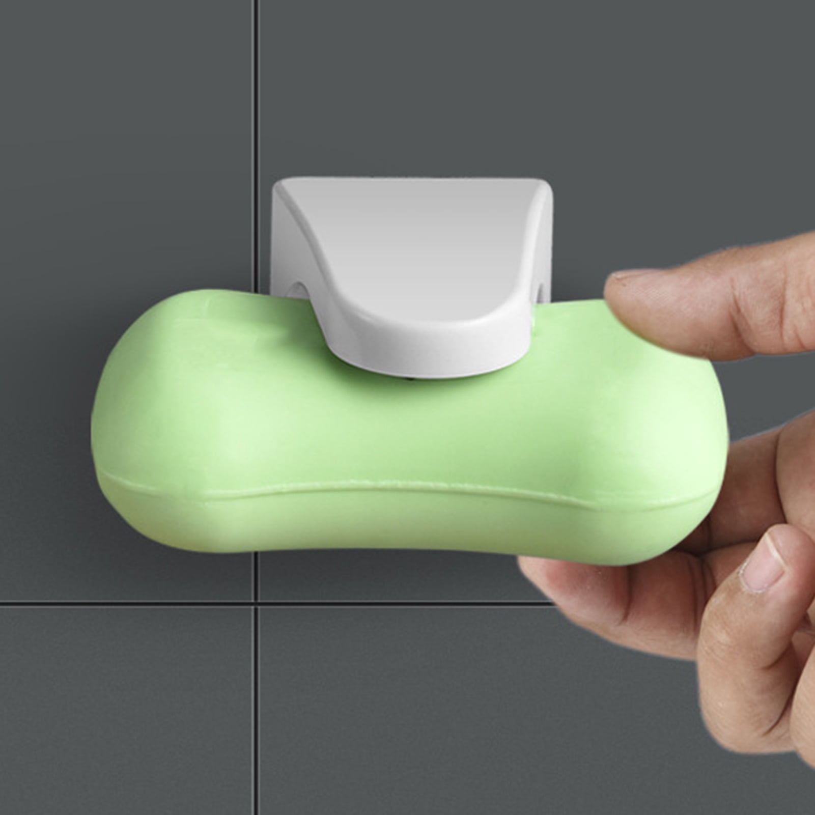SUSUchens Soap Holder Easy to Use Punch-free Simple Installation Drain ...