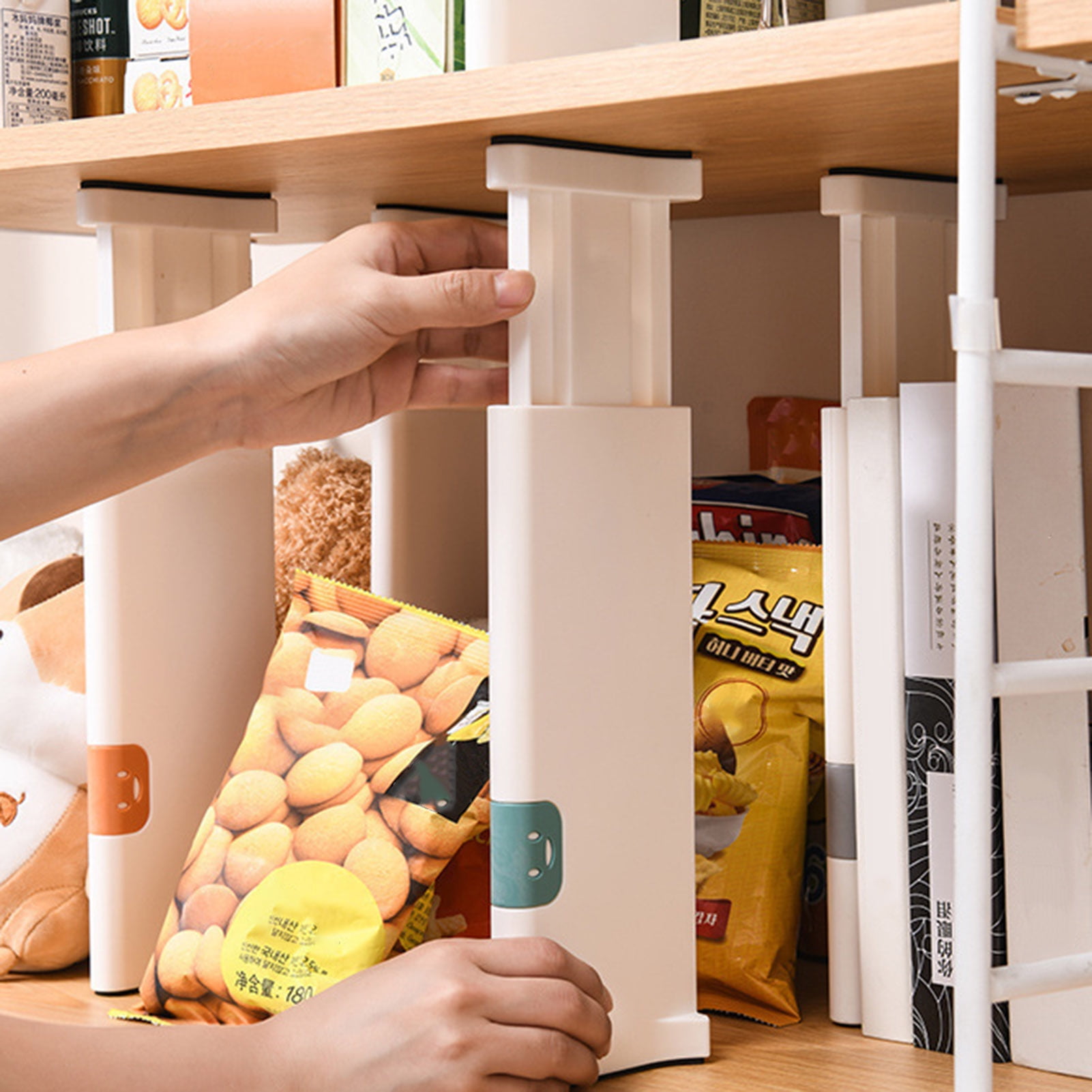 SUSUchens Telescopic Divider Plate Fitted Shelf Dividers Closet ...