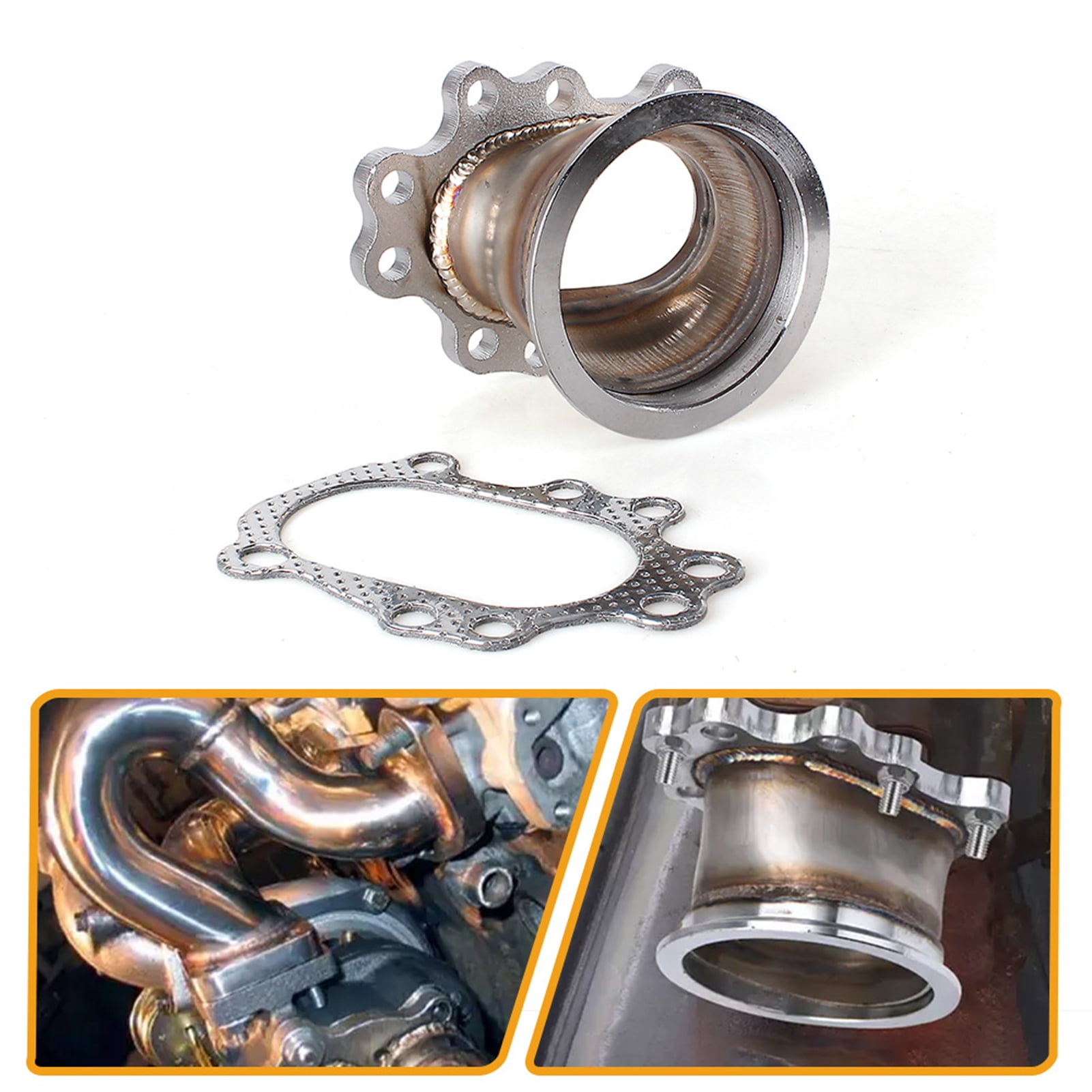 Taosunzt Turbo Adaptor Stable Wear Resistant Stainless Steel Turbo ...