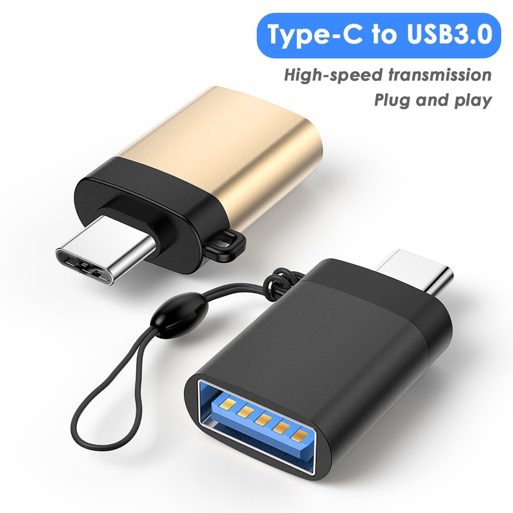SUSUchens USB 3.0 Female to Type-C Male OTG Converter Charge Data Sync ...