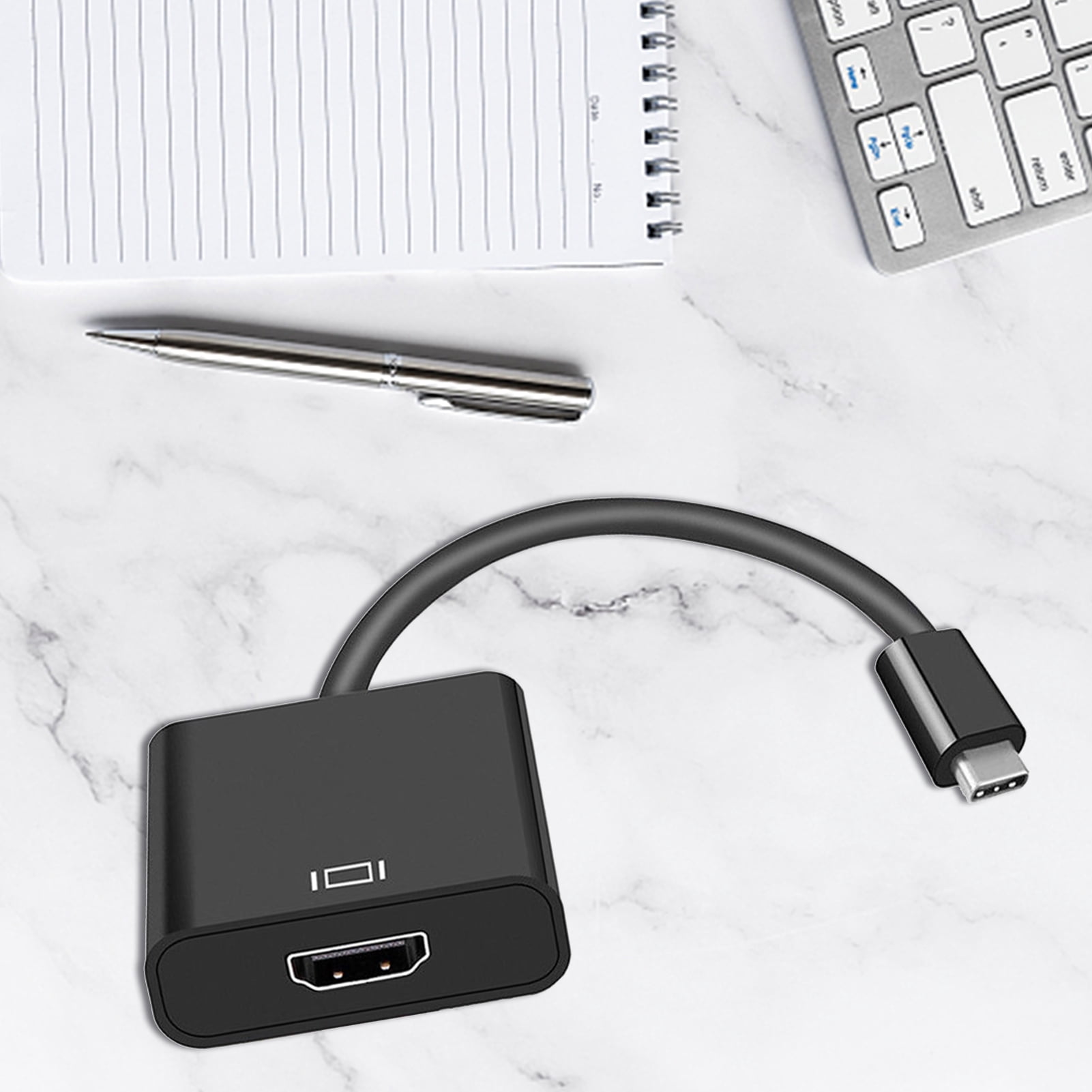 SUSUchens USB C to compatible with-compatible Multiport Adapter for ...