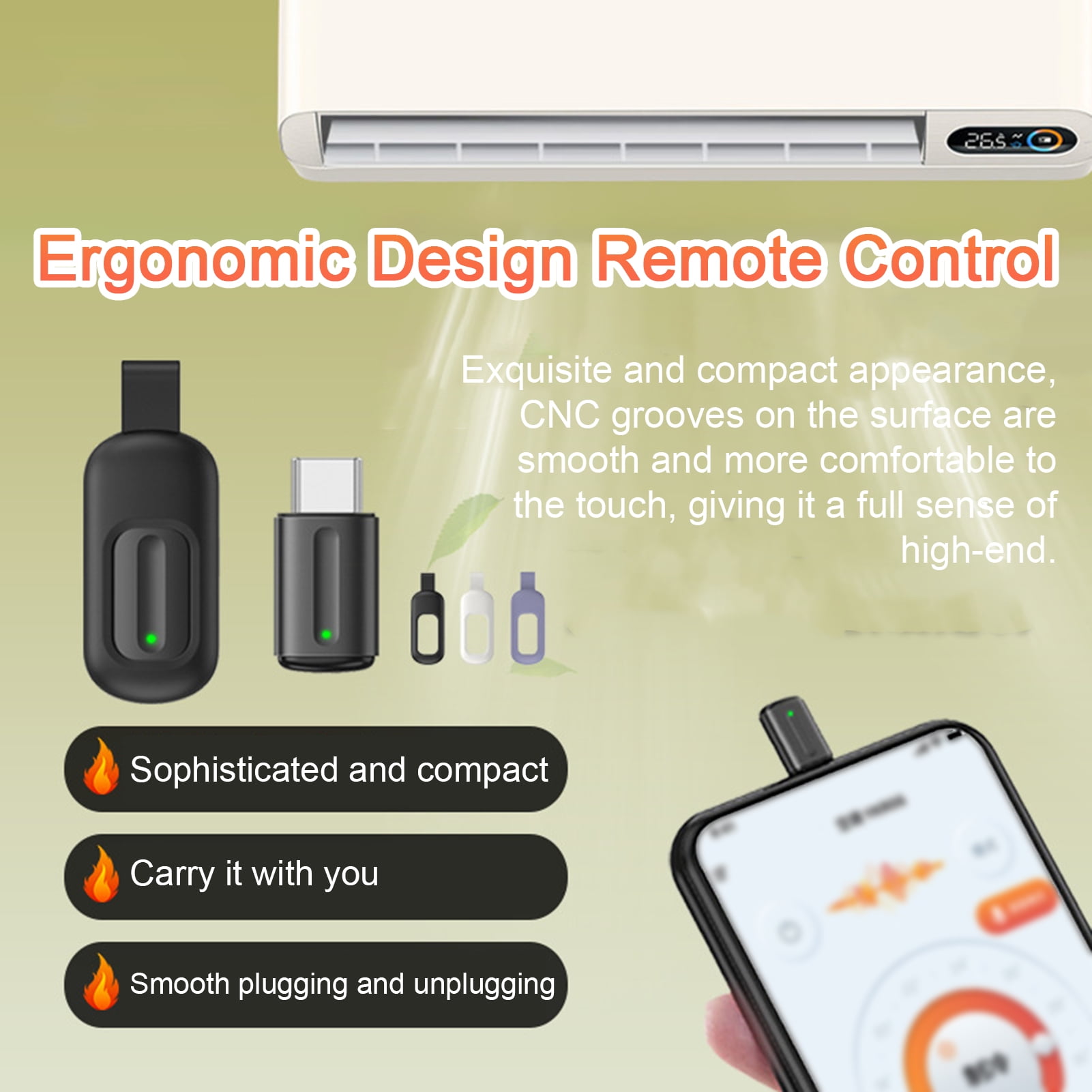 SUSUchens Universal Remote Control Compact Powerful Infrared ...